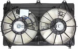 Amazon.com: OE Replacement Dual Radiator and Condenser Fan Assembly ...
