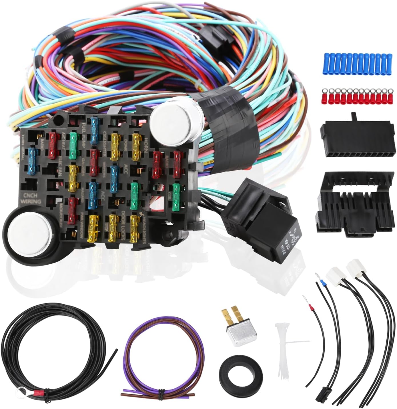 Amazon.com: EZ Wiring -21 Standard Color Wiring Harness : Automotive