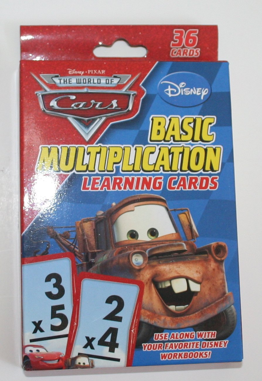 Amazon.com: Disney Pixar World of Cars Multiplication Learning Flash ...