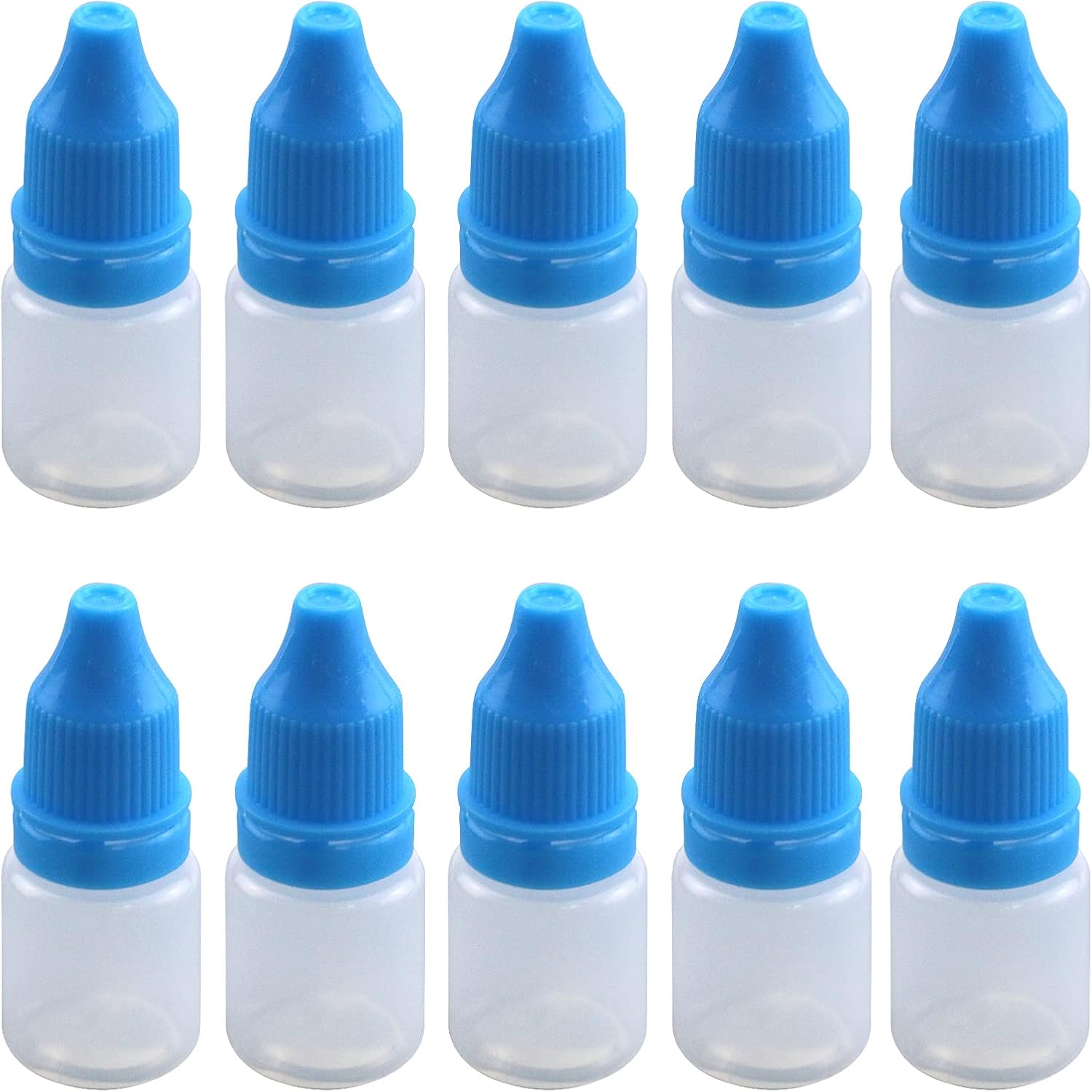 Amazon.com: T Tulead 7ML Blue Dropper Bottles Squeezable Dropper Bottle ...