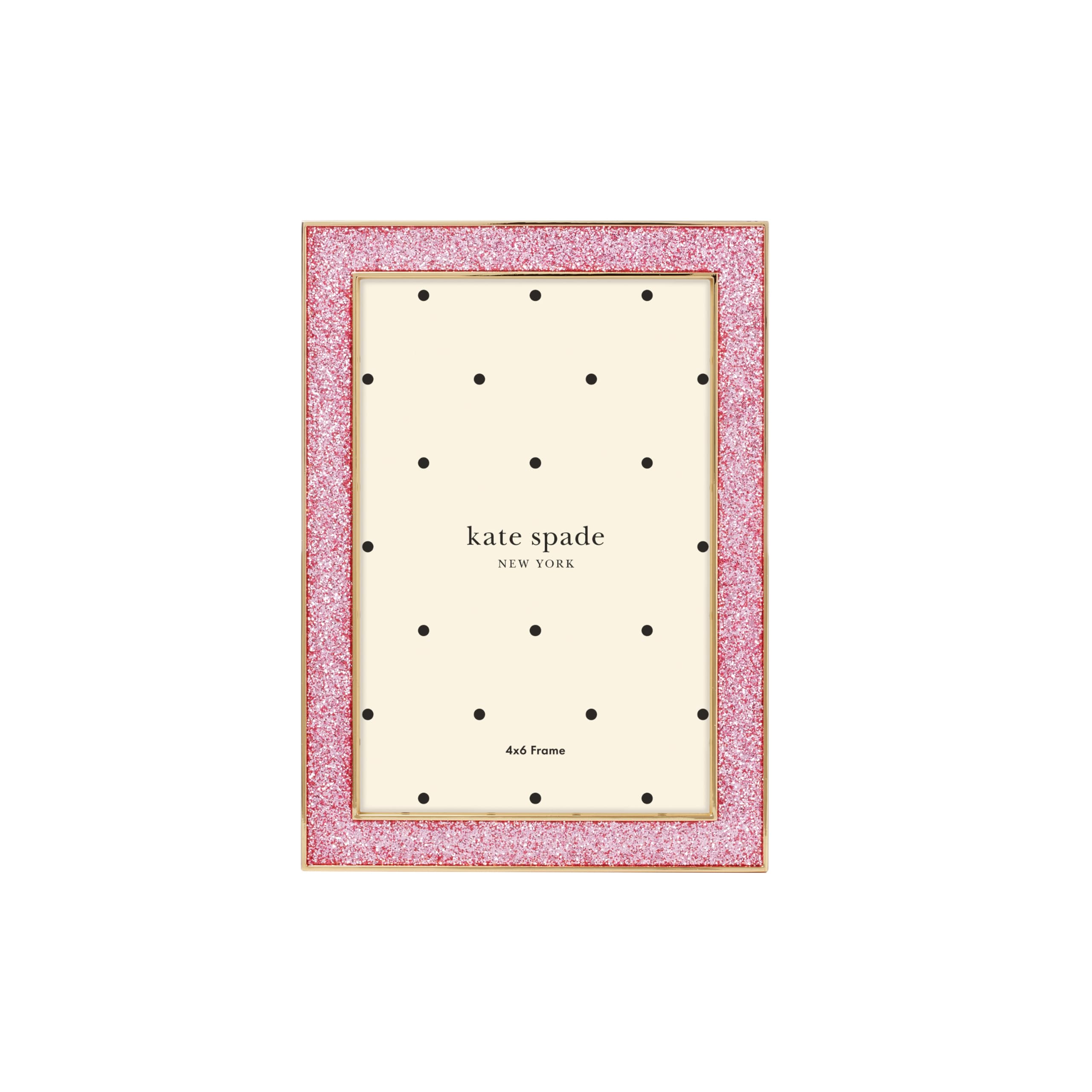 Amazon.com - Kate Spade New York 897451 Sitting Pretty 4x6 Pink Glitter ...