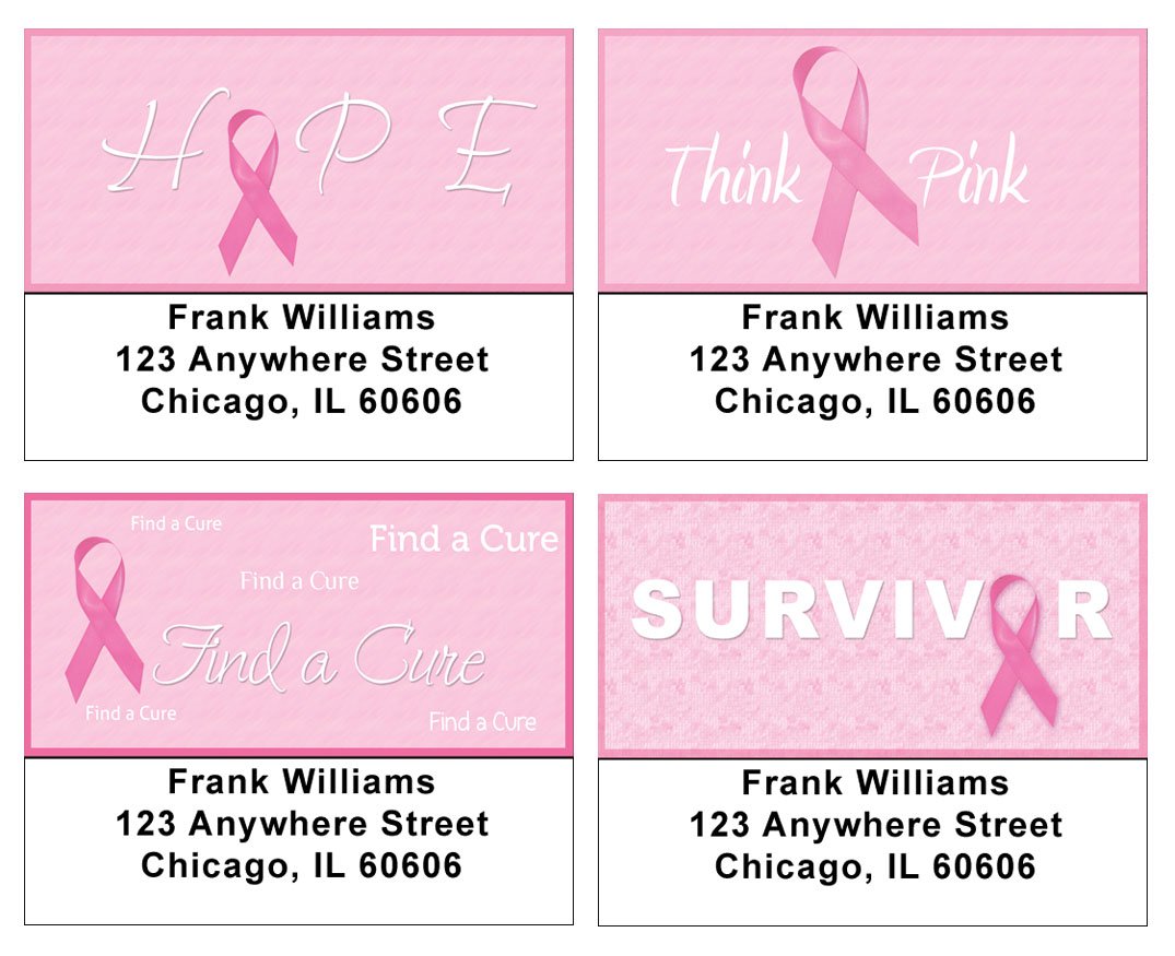 Amazon.com : Find A Cure Address Labels : Office Products