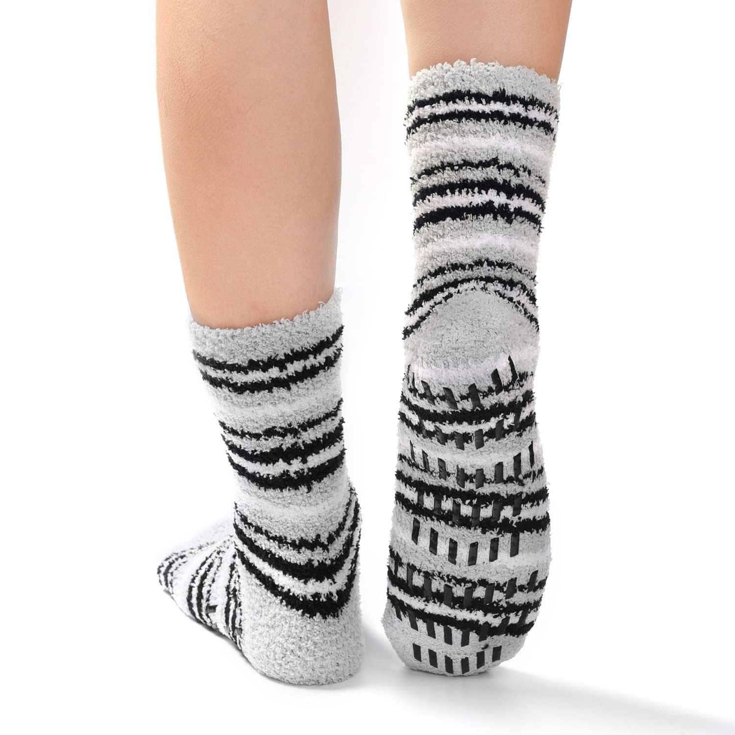 Snapklik.com : Fuzzy Socks For Men, Winter Fluffy Slipper Socks Mens ...