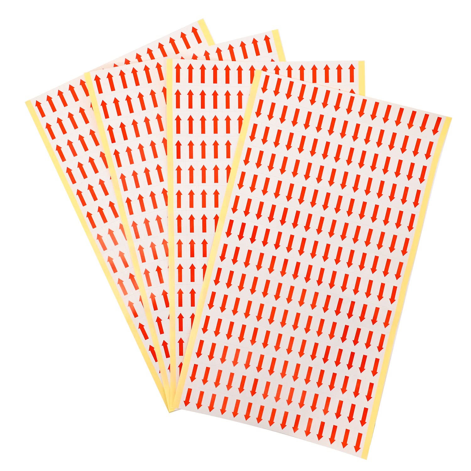 840 Pieces 20x10mm Arrow Shape Code Stickers Removable Self-Adhesive ...
