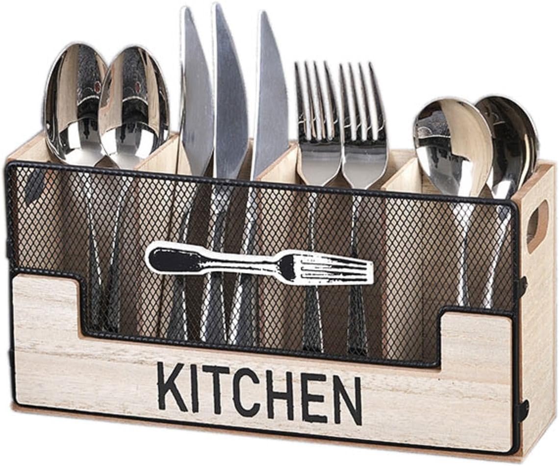 Amazon.com - TESOT Silverware Caddy Utensil Caddy Spoon Holder with 4 ...