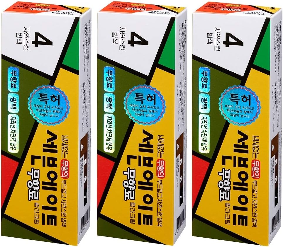Amazon.com : 12 Pcs Paon Seven-Eight Creamy Type Hair Color Natural ...