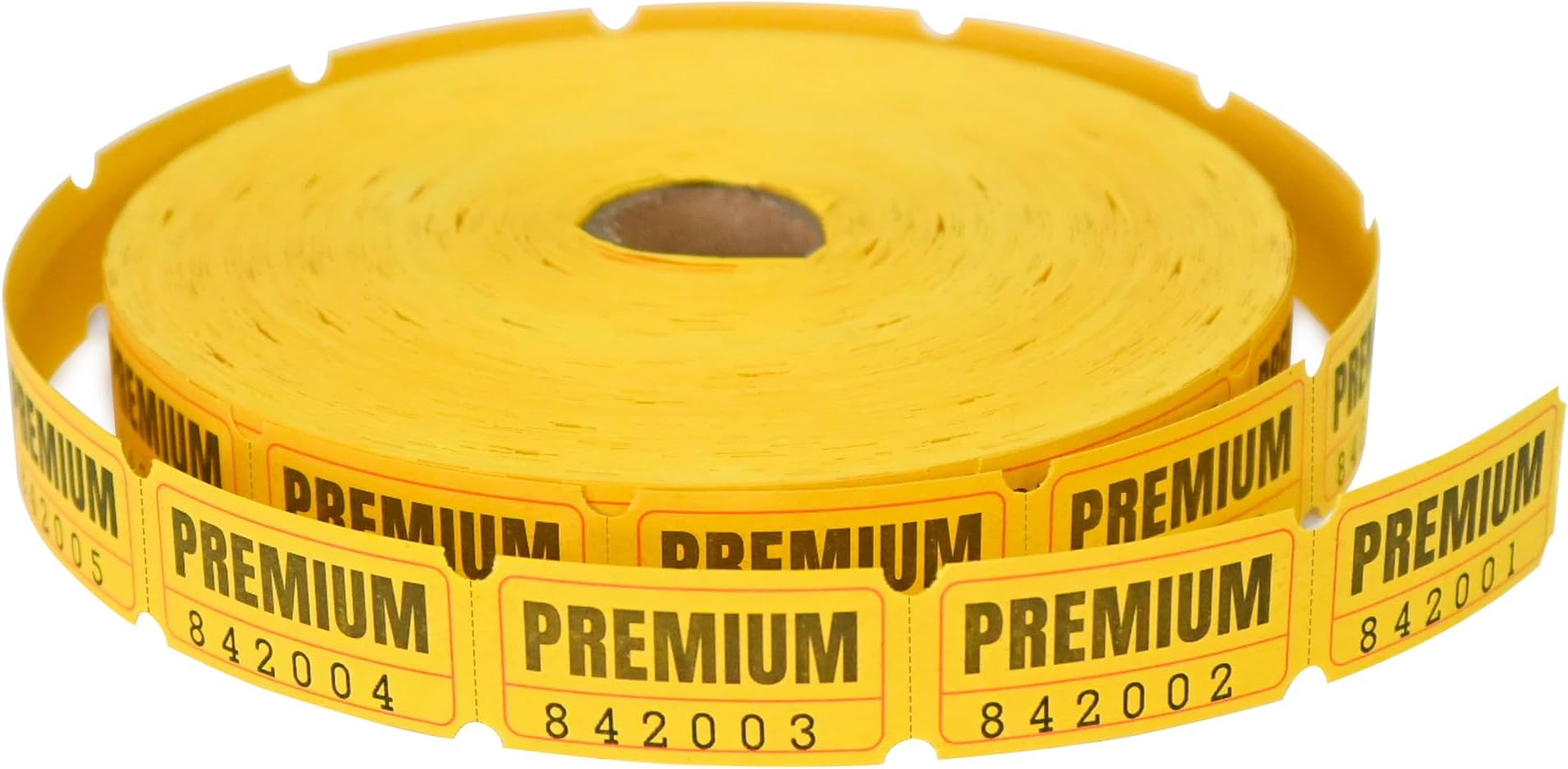 Amazon.com : The Ticket Gurus-roll of 2000 White Meal Tickets Single ...