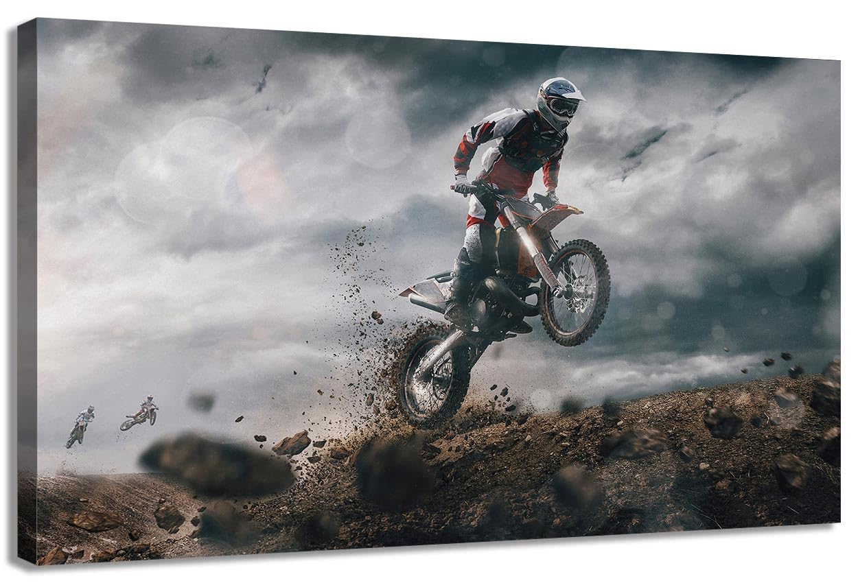 Amazon.com: Sport Poster Motocross,Dirt Bike Prix,Dirt Bike Racing ...