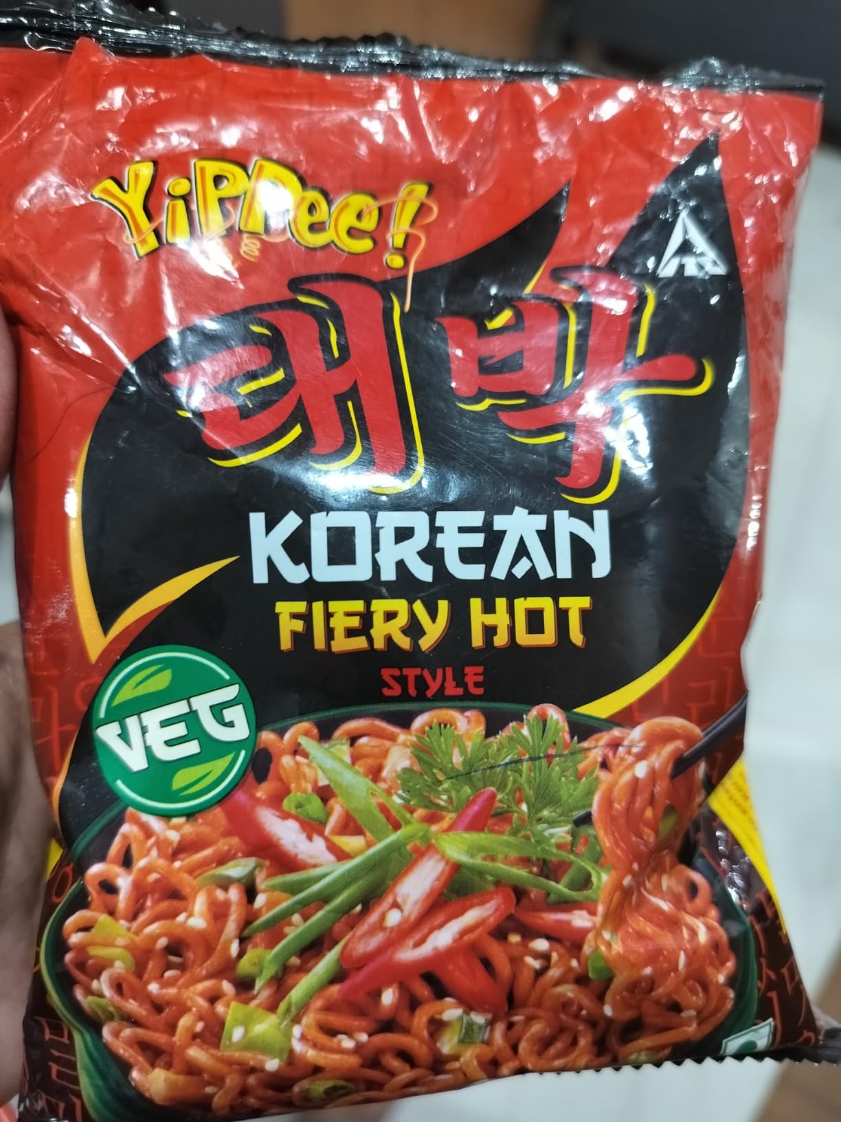 Sunfeast YiPPee! Korean Fiery Hot Style Noodles, Deliciously Spicy ...