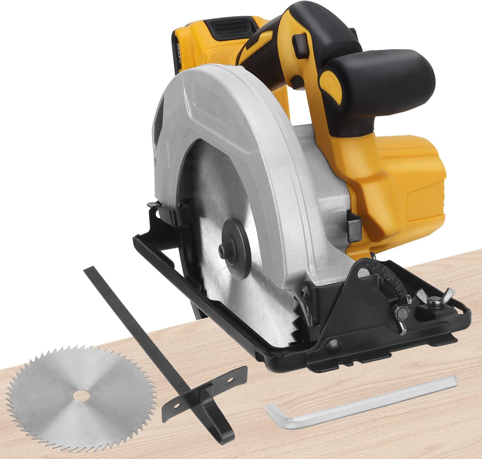 Circular Cordless for Dewalt 20V Battery, Power Circular Saws with 7-1/ ...