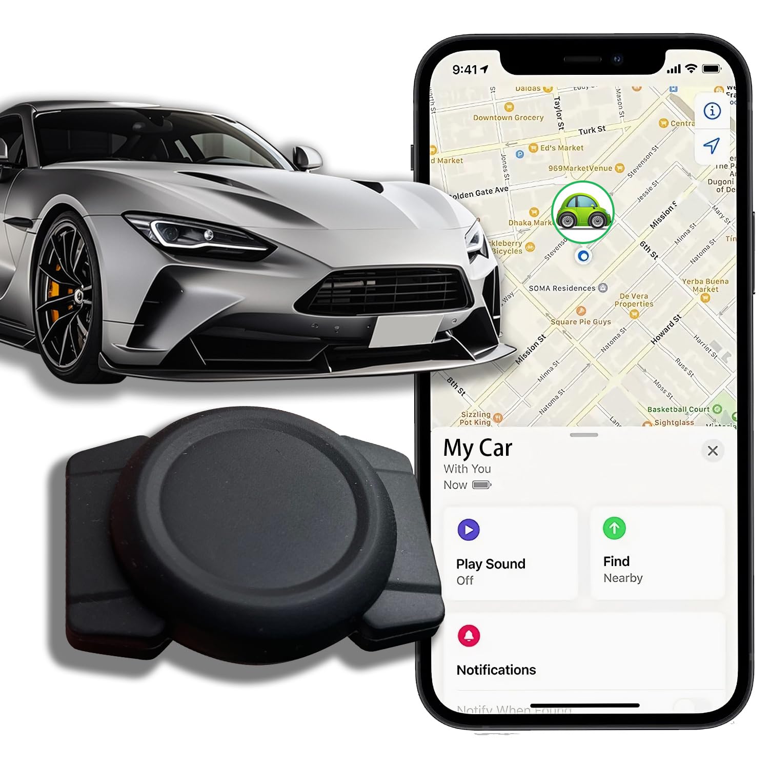 Amazon.com: Mini GPS Vehicle Tracker - Real-Time Magnetic Tracking ...