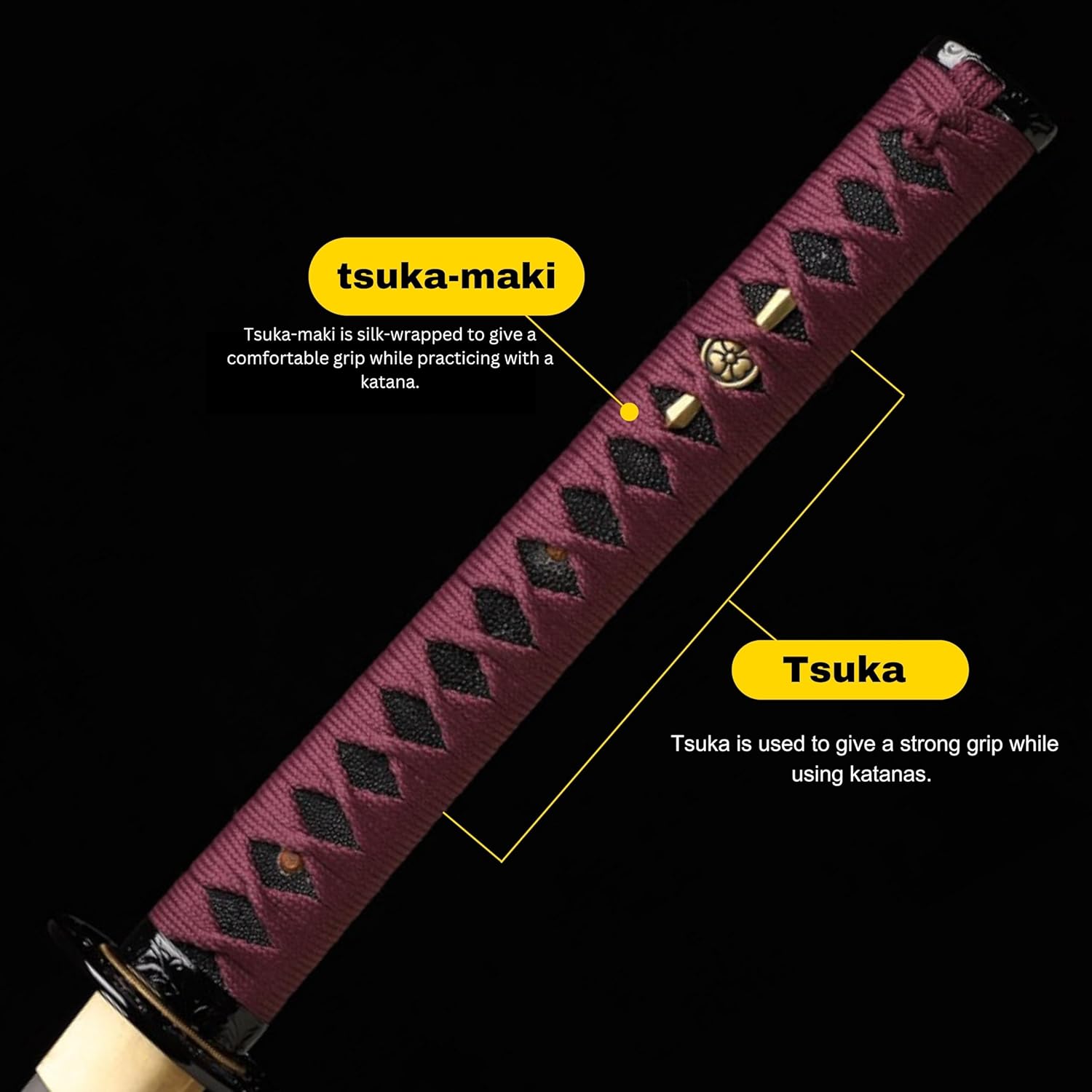 SHING’S-SWORD – Espada katana hecha a mano, 28.0 in de largo, L6 de ...