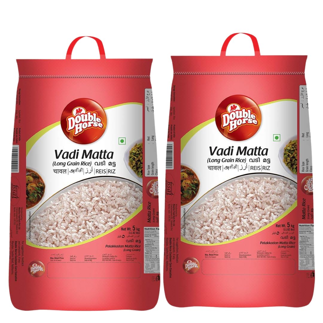 Double Horse Nutritious Bran Retained Matta Red Rice 10Kg | Parboiled ...