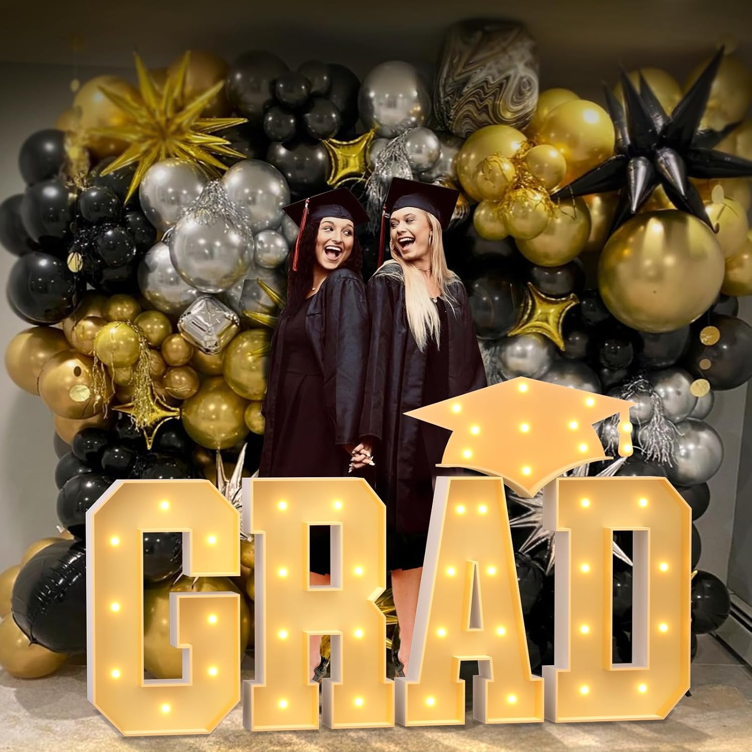 Amazon.com: 2024 Graduation Decorations, 2.3FT LED Marquee Letter ...
