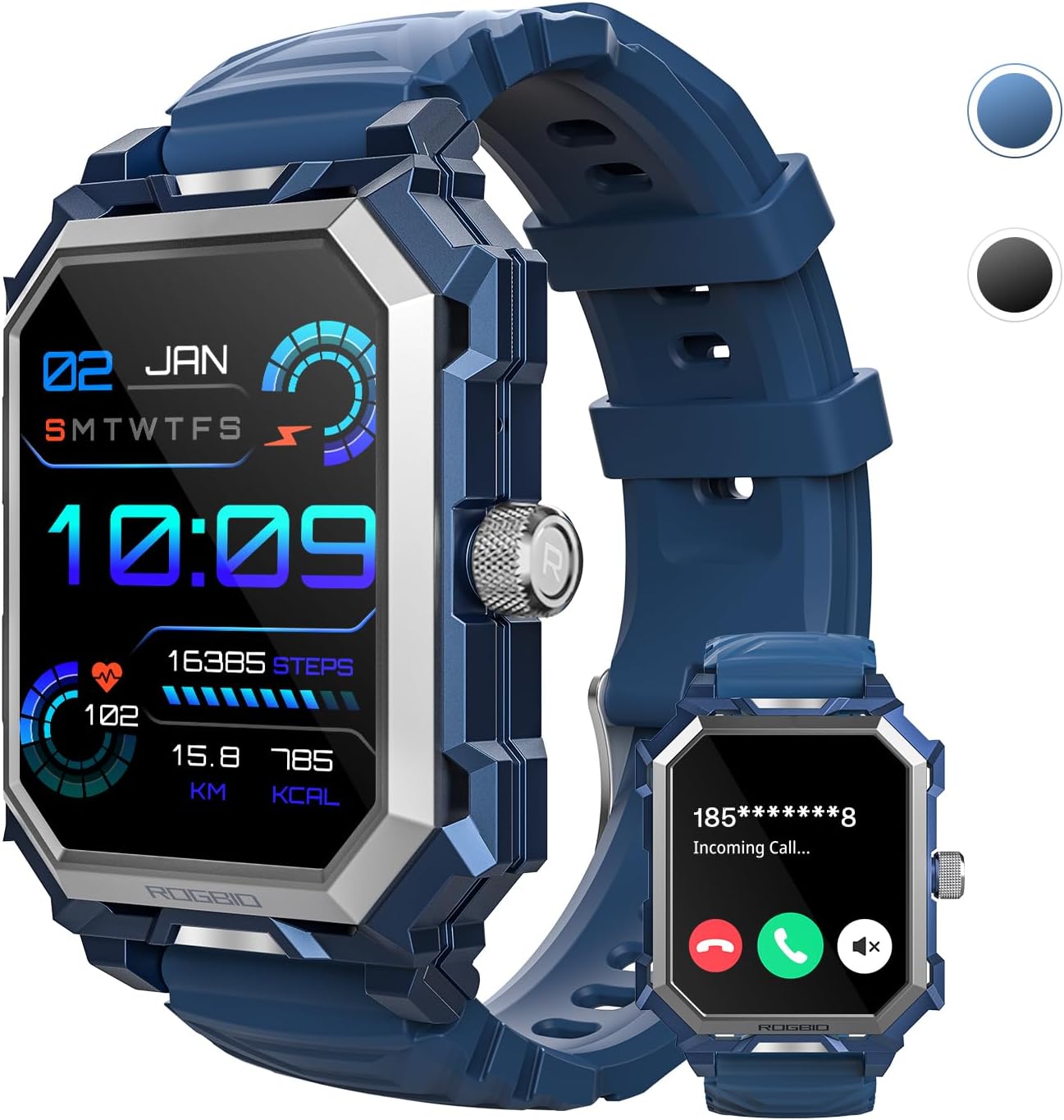 Reloj inteligente militar Alpha Gear indestructible para hombre ...