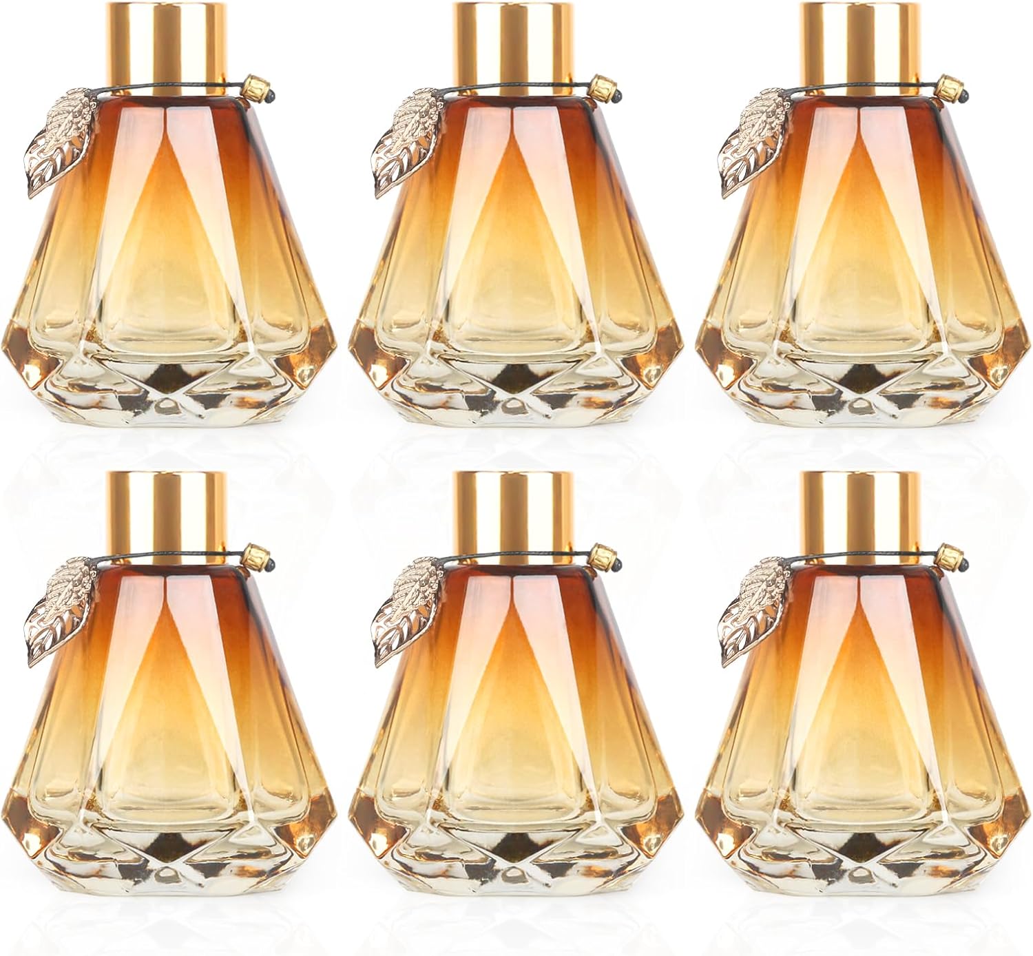 Amazon.com: GYOSUGANG 6PCS Diffuser Empty Bottles with 6PCS Delicate ...