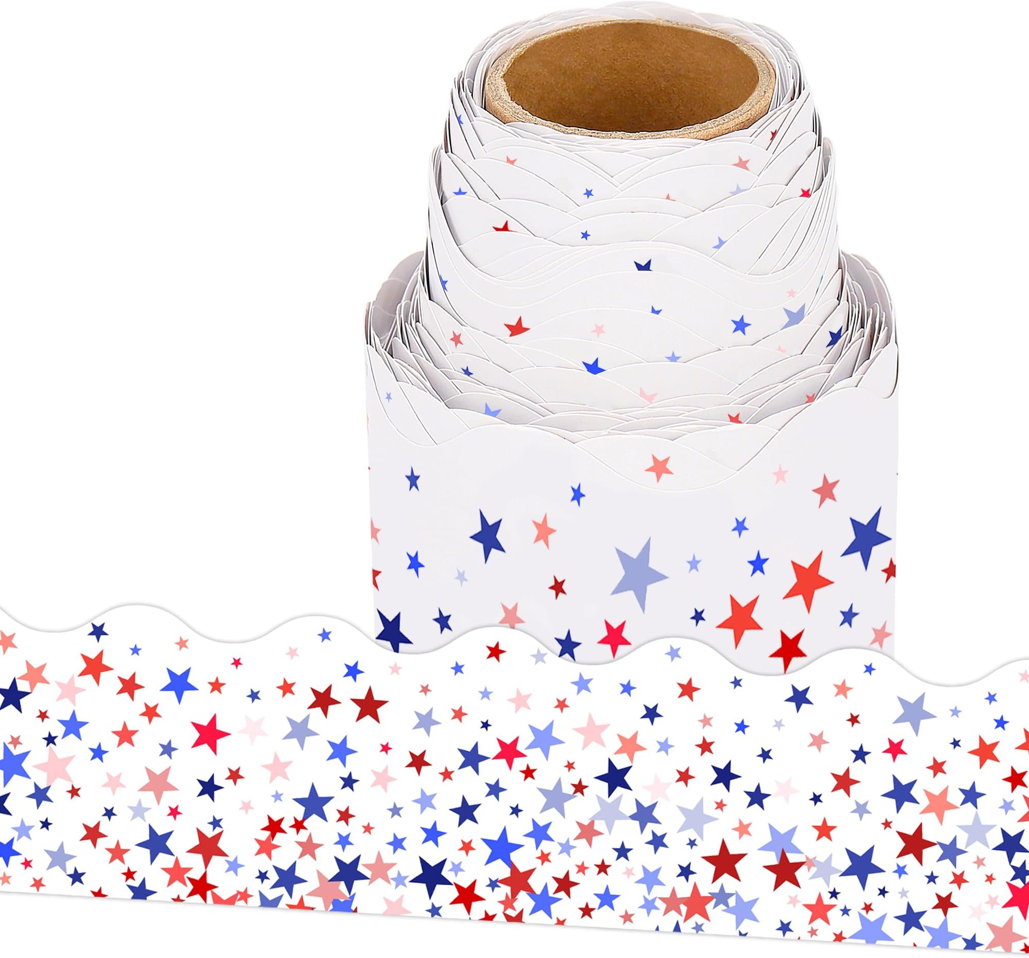 Amazon.com: Lucleag 36 Ft 4 of July Bulletin Board Border Roll ...