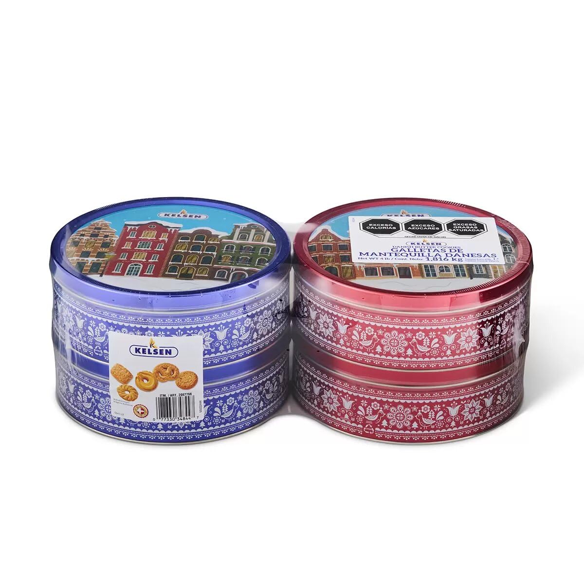 Kelsen Danish Butter Cookies, 2 × 454 g : Amazon.ca: Grocery & Gourmet Food