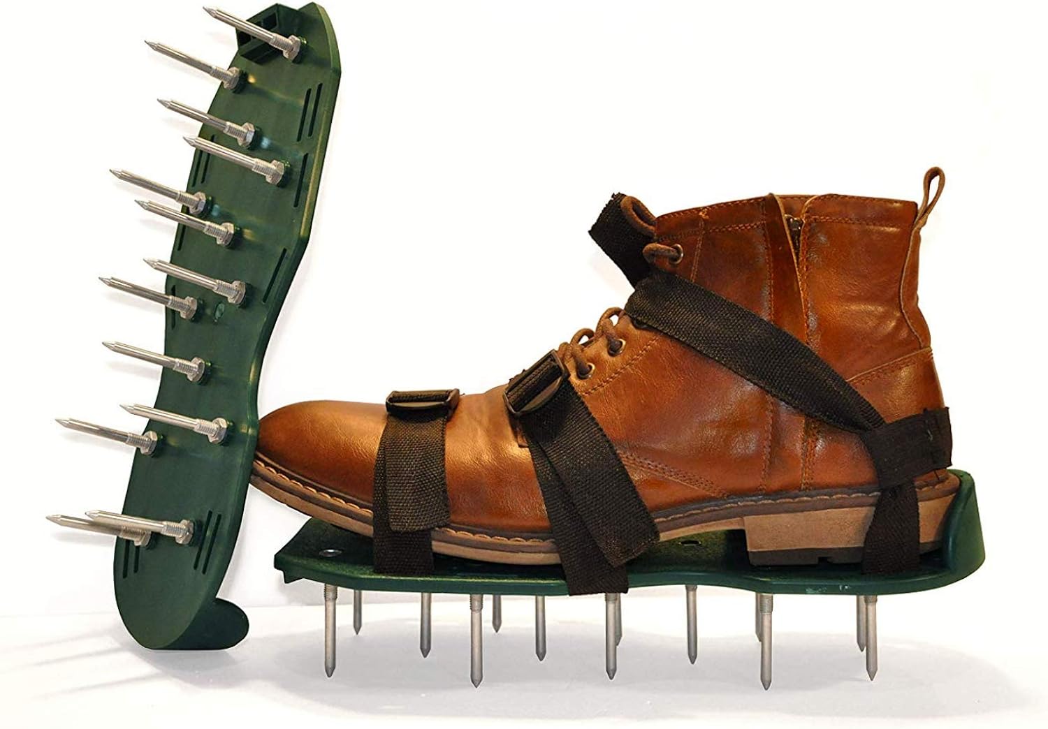Amazon.com : Lawn Raiders Lawn Aerator Shoes, Heavy Duty 13 Spike ...