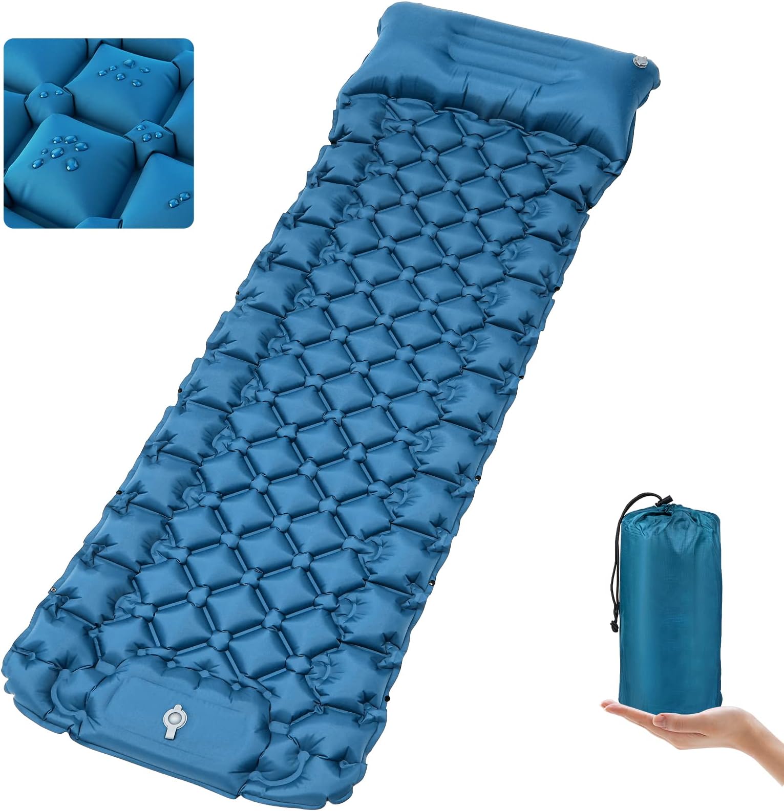 Alpkit Cloud Base Lightweight Inflatable Sleeping Mat | Camping Mat ...