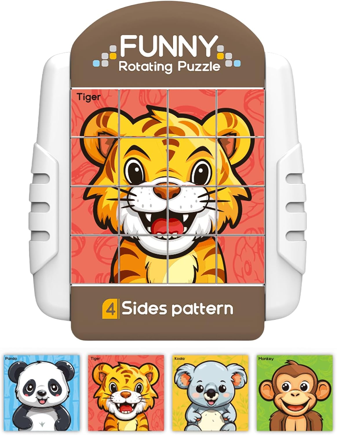 Amazon.com: Pedolini Rotating Puzzle Cube for Kids - Travel Essentials ...