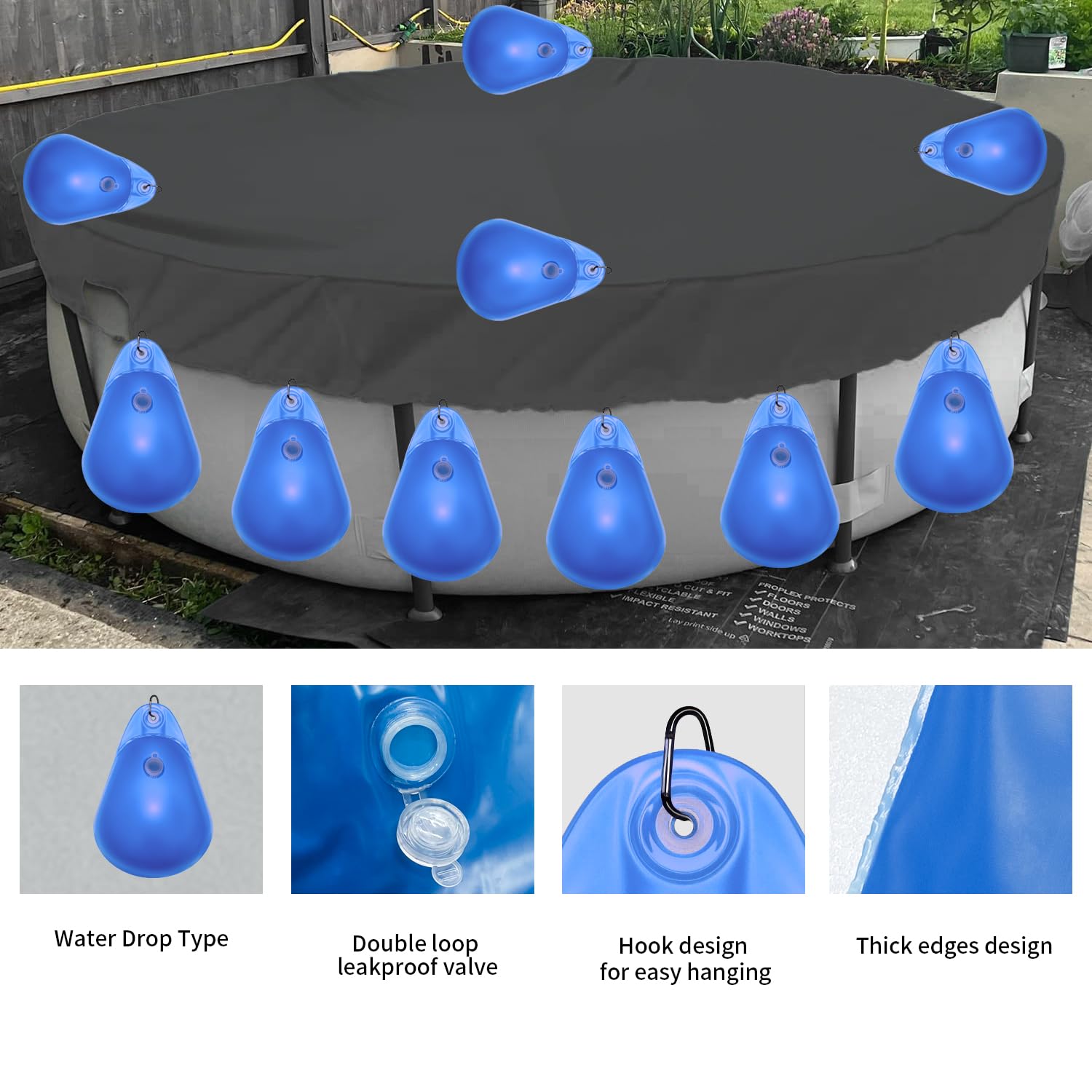 Snapklik.com : UCEDER Pool Cover Weights