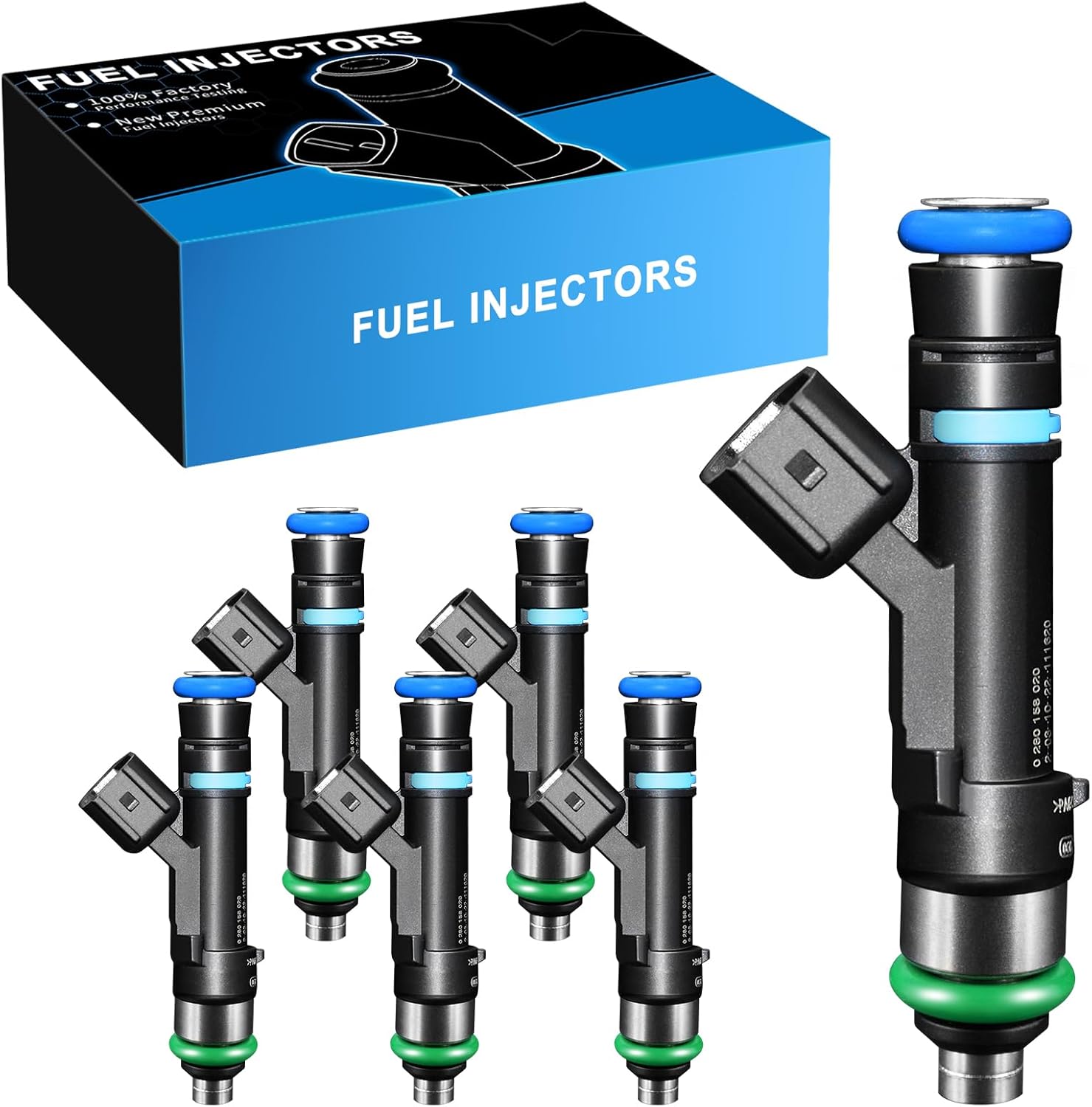 Amazon.com: YZHIDIANF 0280158020 3.7L Fuel Injectors Fit For:-Dodge ...