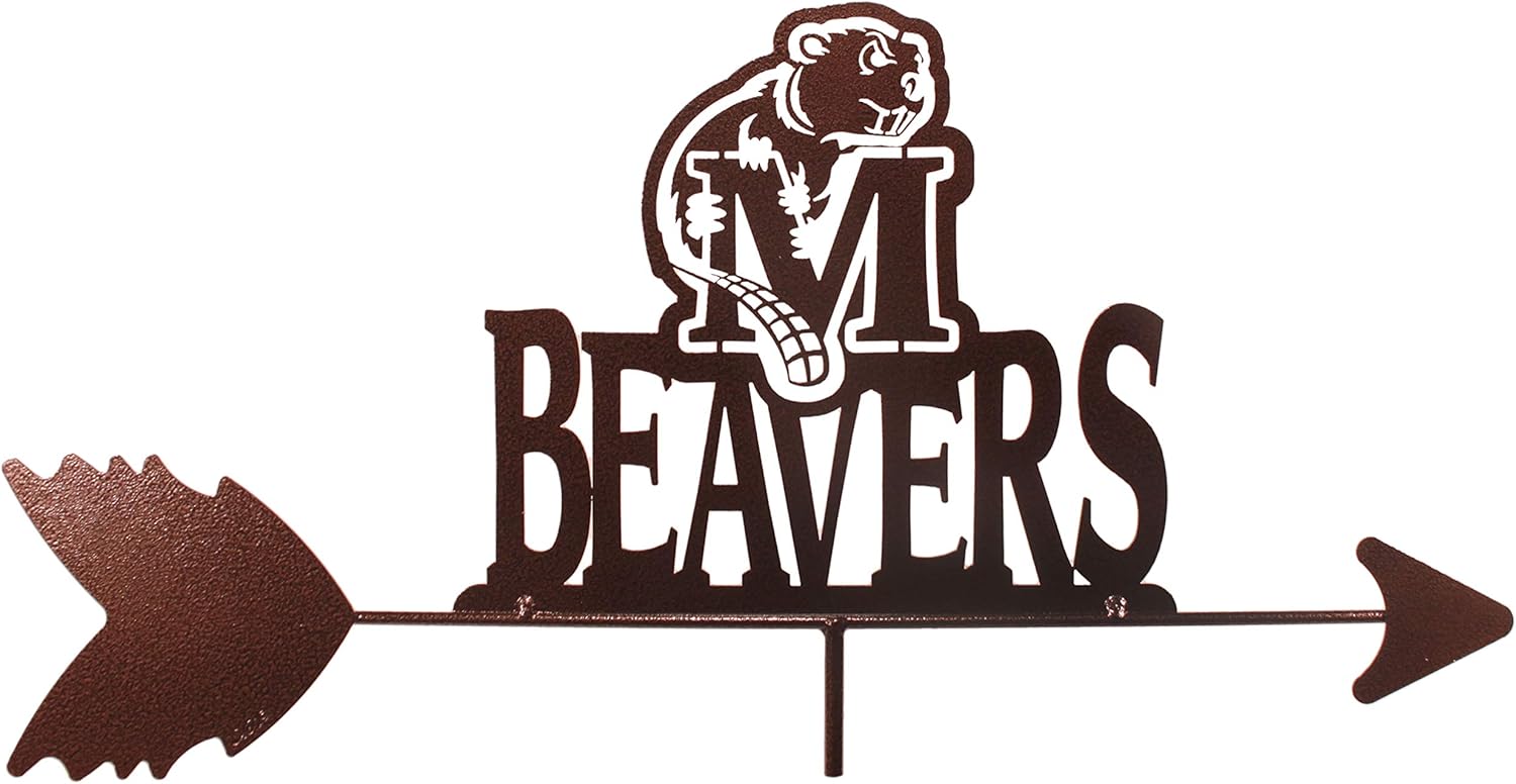 Amazon.com : SWEN Products Minot State Beavers Weathervane ...