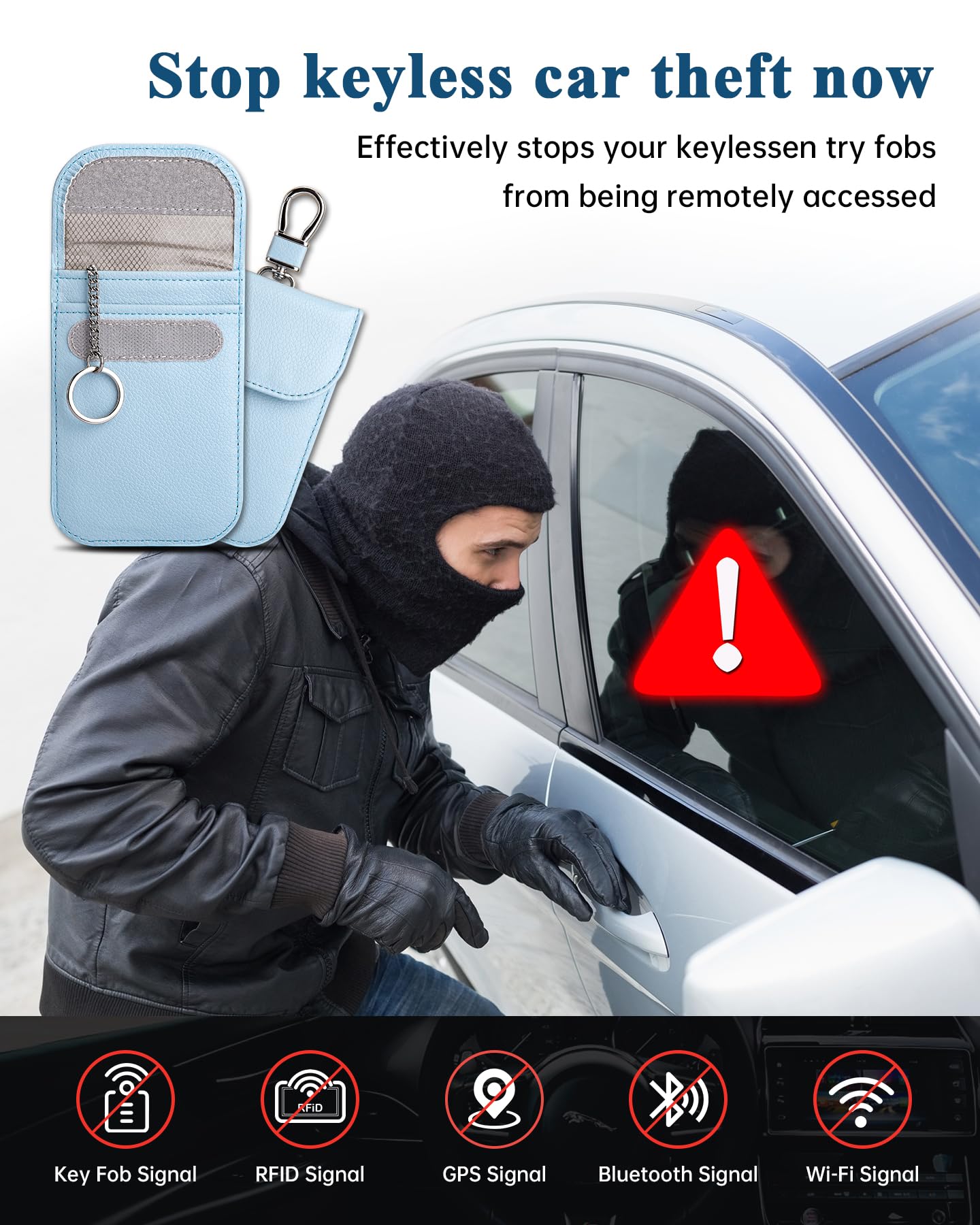 Snapklik.com : 2 Pack Of Faraday Key Fob Protectors, Anti-Theft Faraday ...