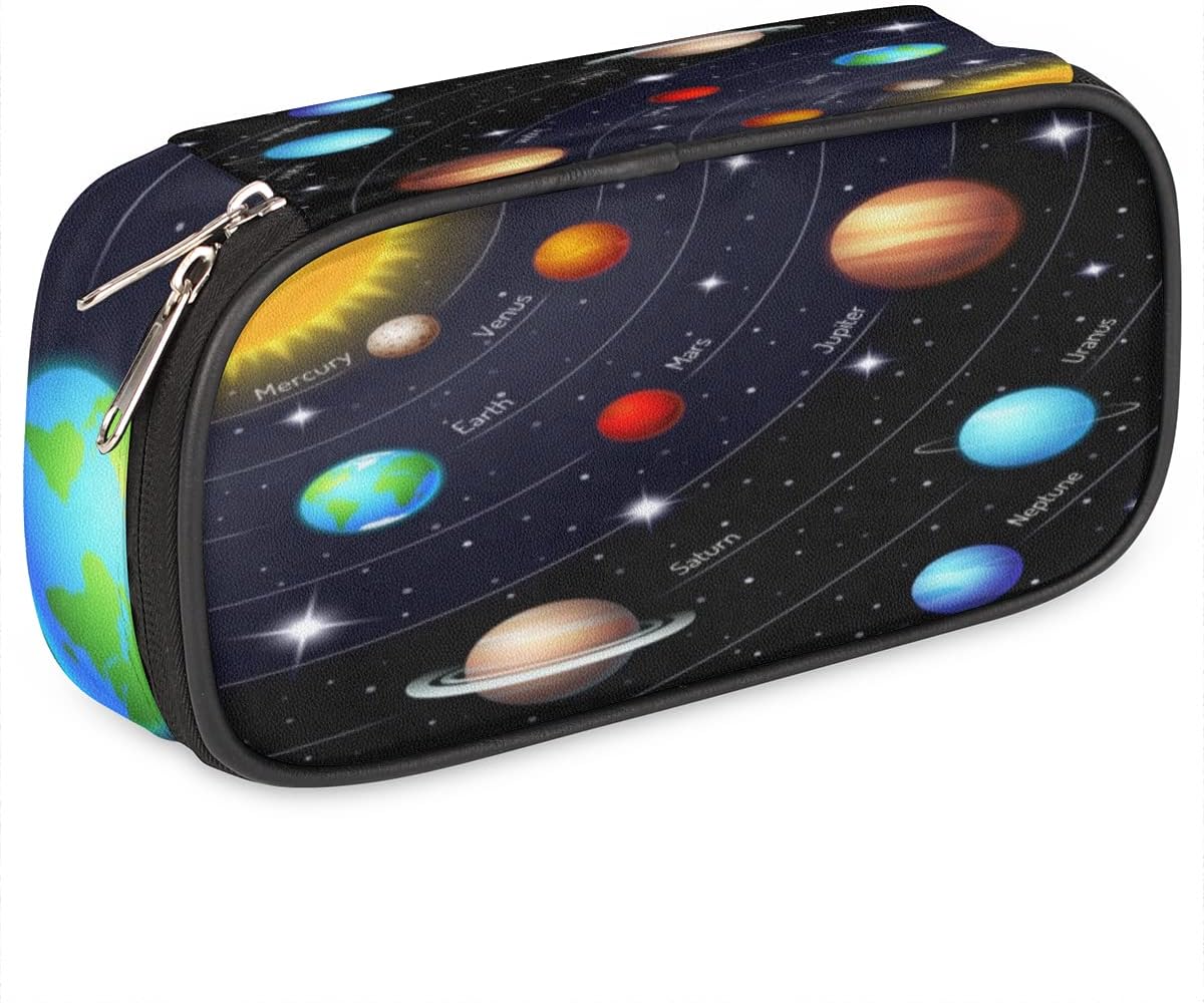Amazon.com: Pardick Solar System Planet Big Capacity Pencil Pen Case ...