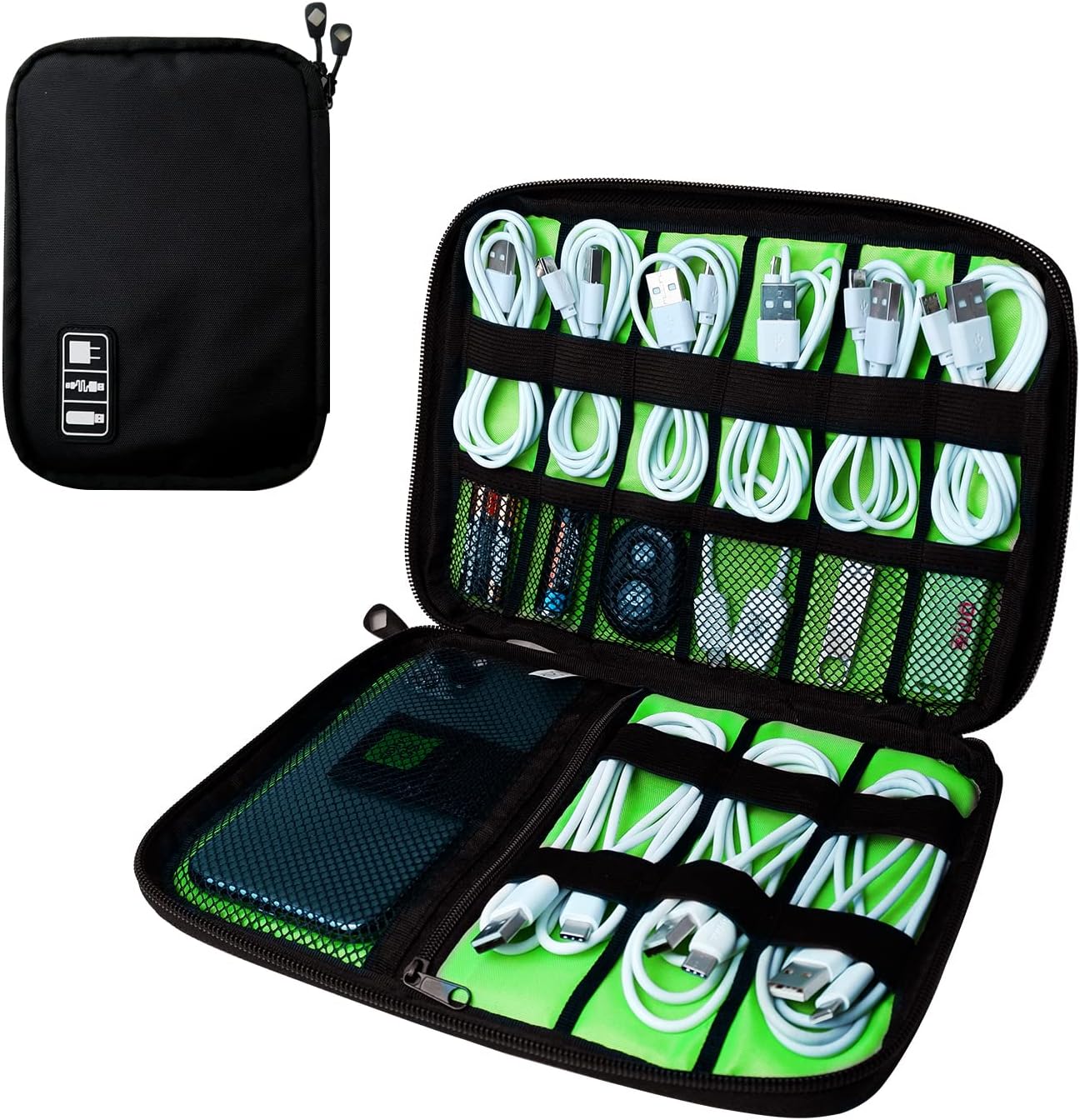 Amazon.com: Lcsmaokin Electronics Travel Organizer,Portable Waterproof ...