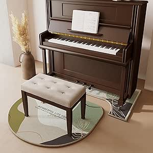 Amazon.co.jp: Electronic Piano Mat, Floor Scratch Prevention ...