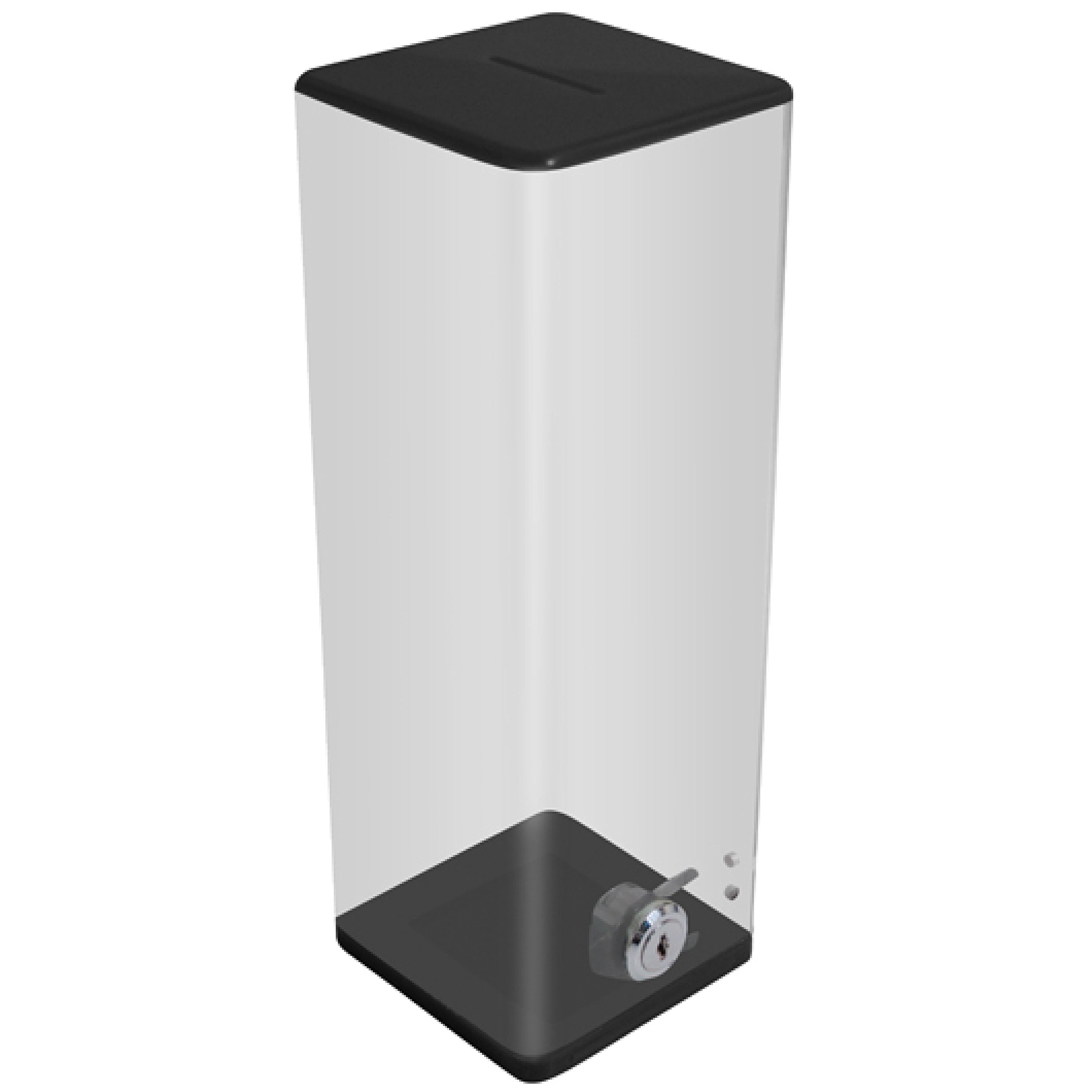Snapklik.com : MCB- Donation Box - Ticket Box - 10" Tall Square Acrylic ...