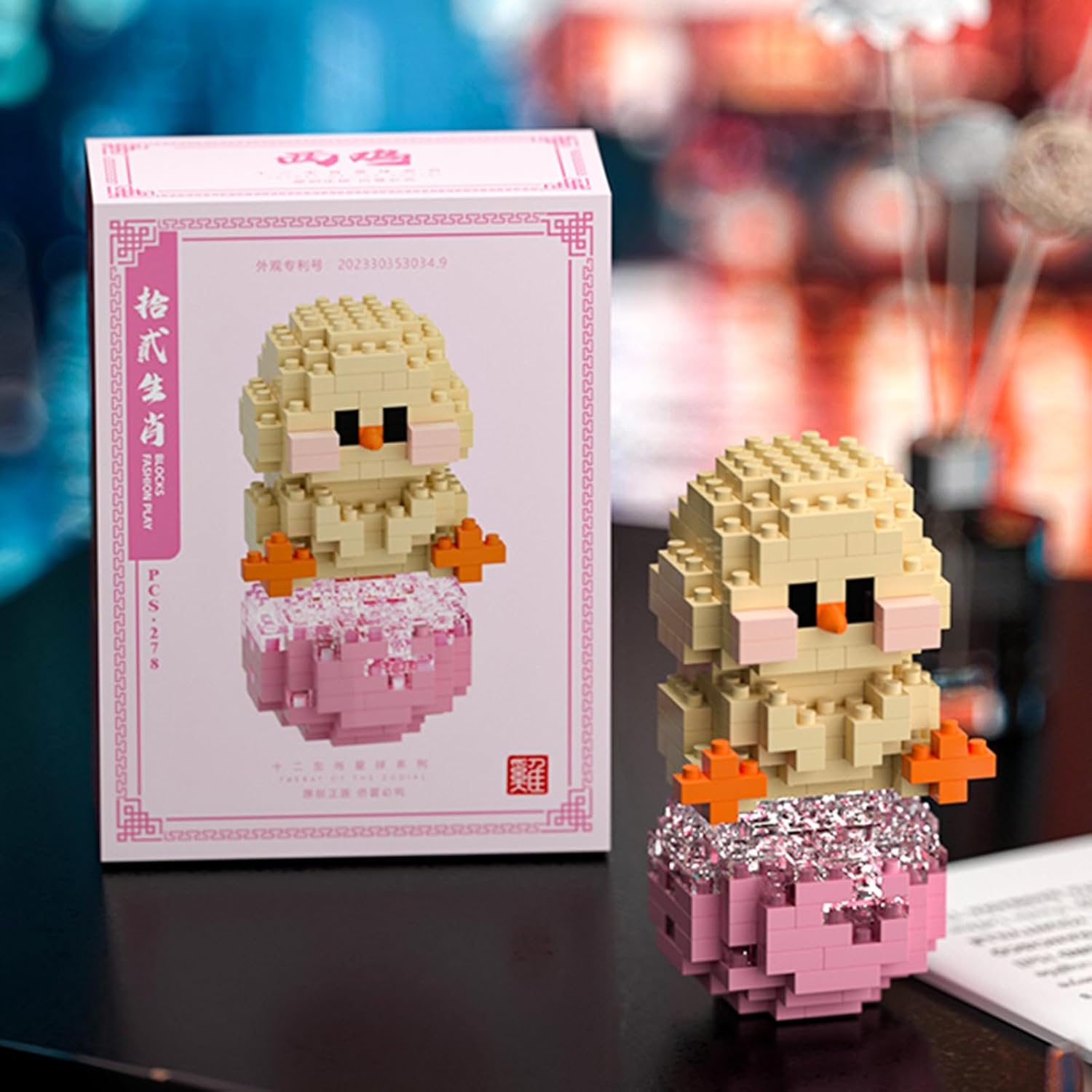 Amazon.com: ALITTDRE 12 Mini Animals Building Blocks Sets Building ...