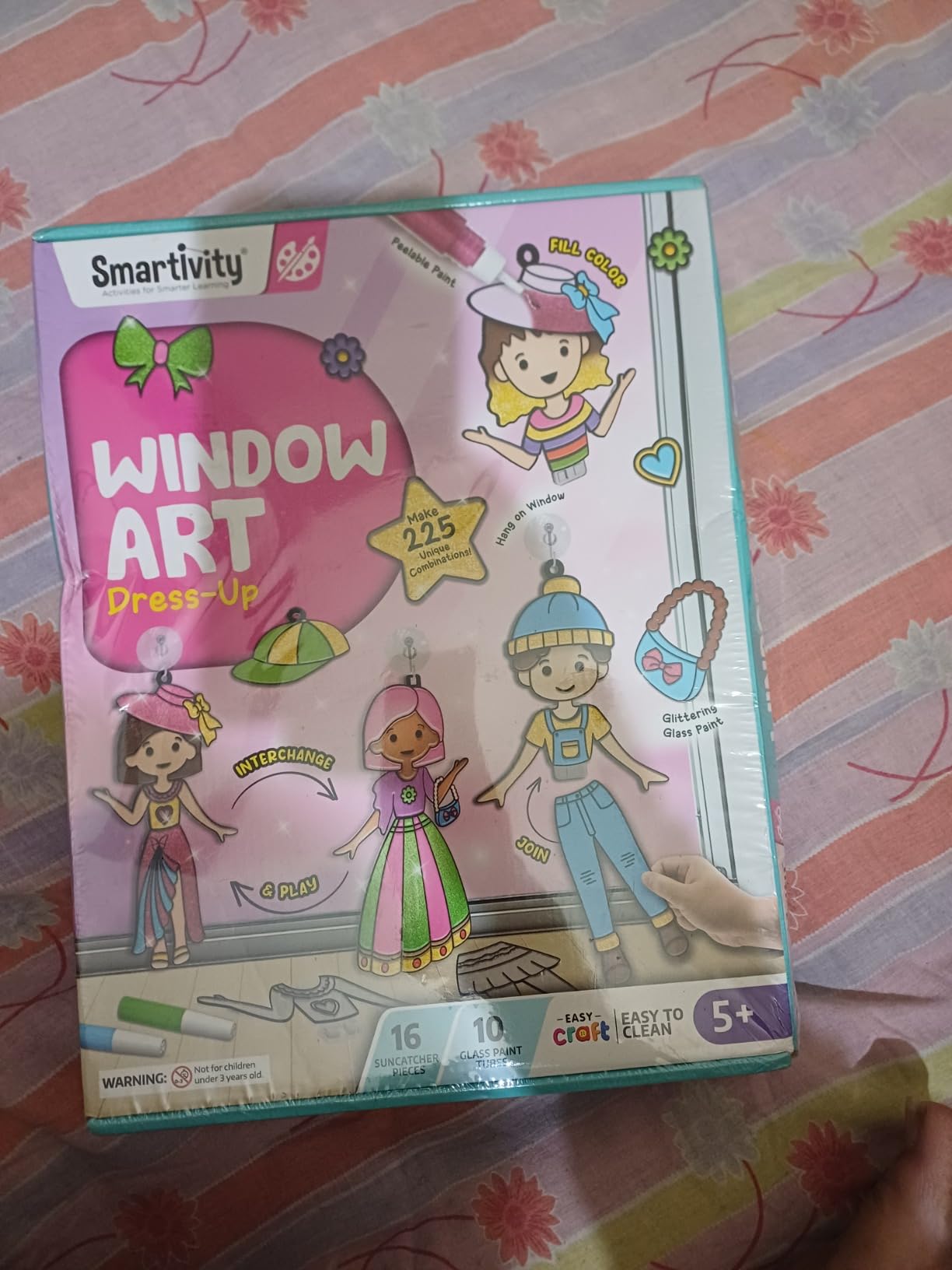 SmartCraft Window Art Fashion Kit with 225 Unique Combinations for ...