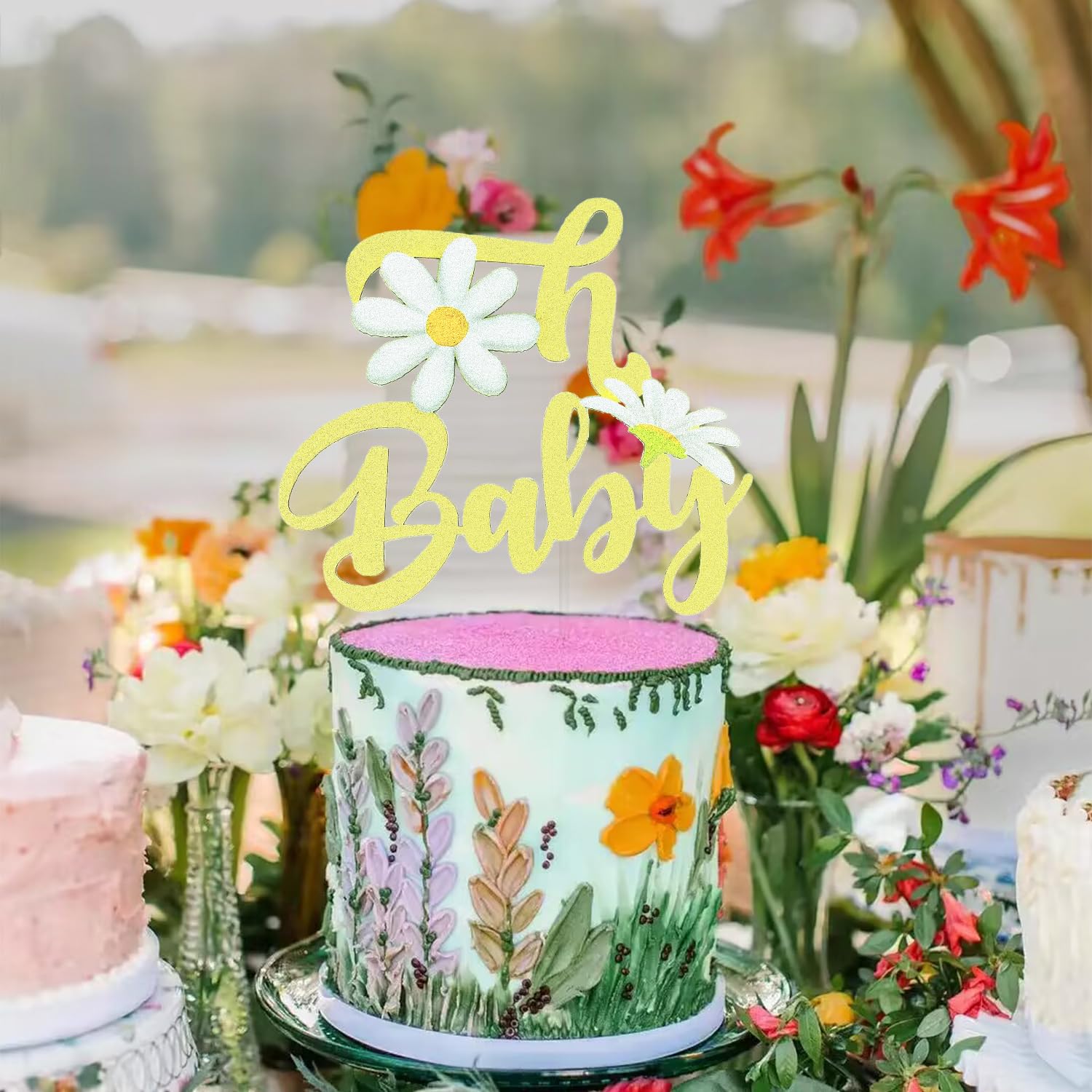 Daisy Duck Baby Shower Cake