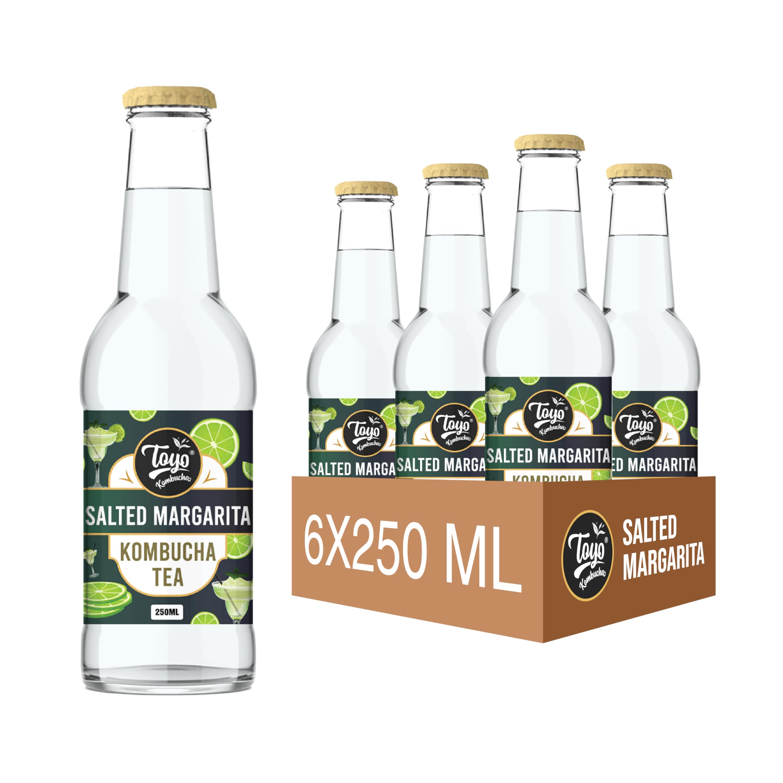 Toyo Kombucha Gold Edition Naturally Fermented Probiotic Flavoured Tea ...