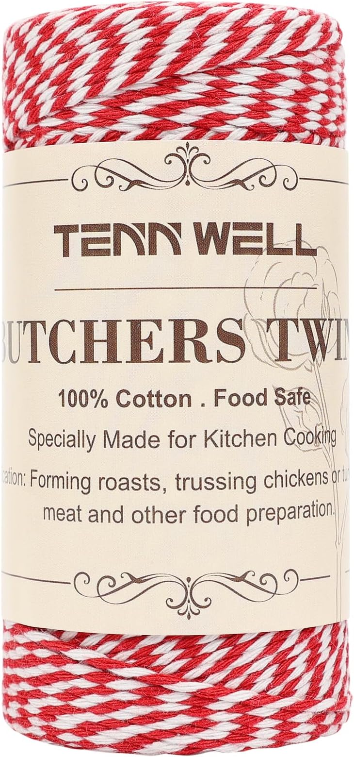 Amazon.com: Tenn Well Butchers Twine, 328 Feet 2mm Food Safe Cooking ...