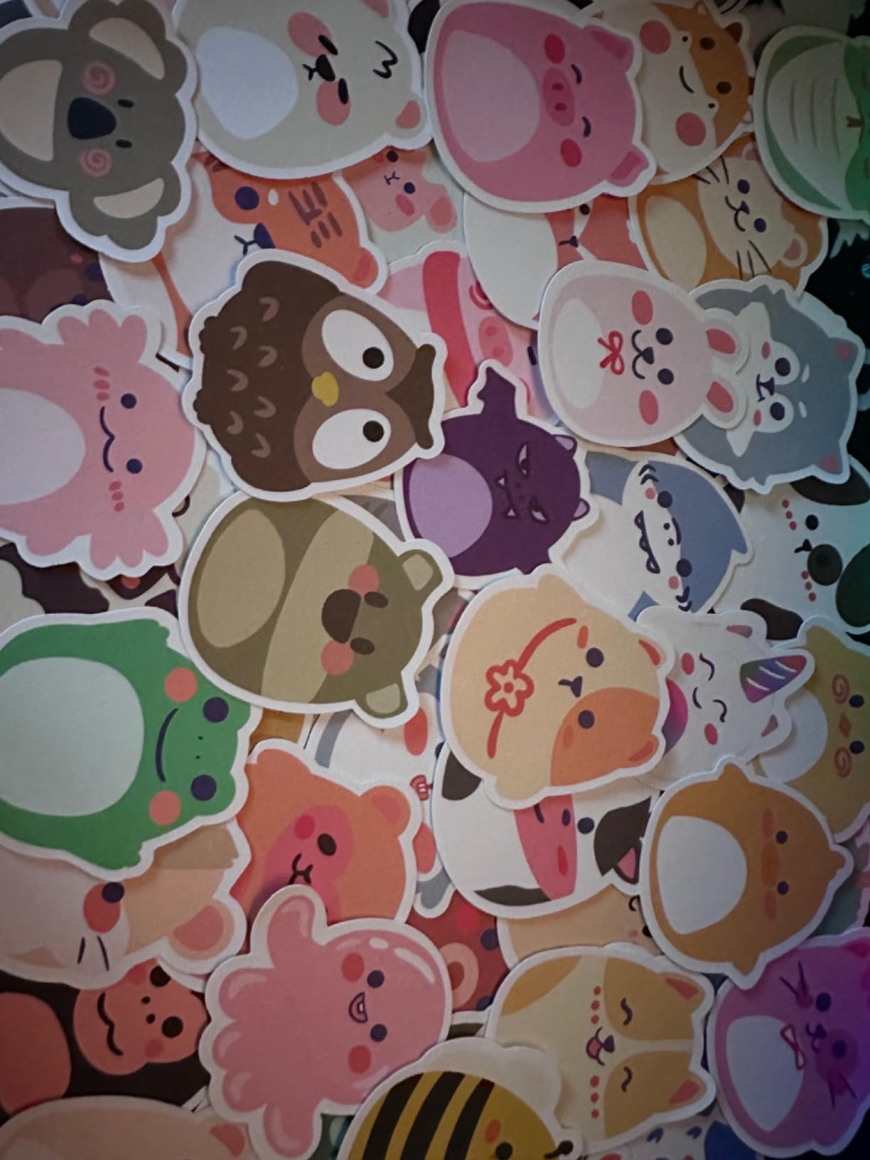 100 Pcs Squishy Toys Stickers, Squishies Vinyl Decals Colorful VSCO ...