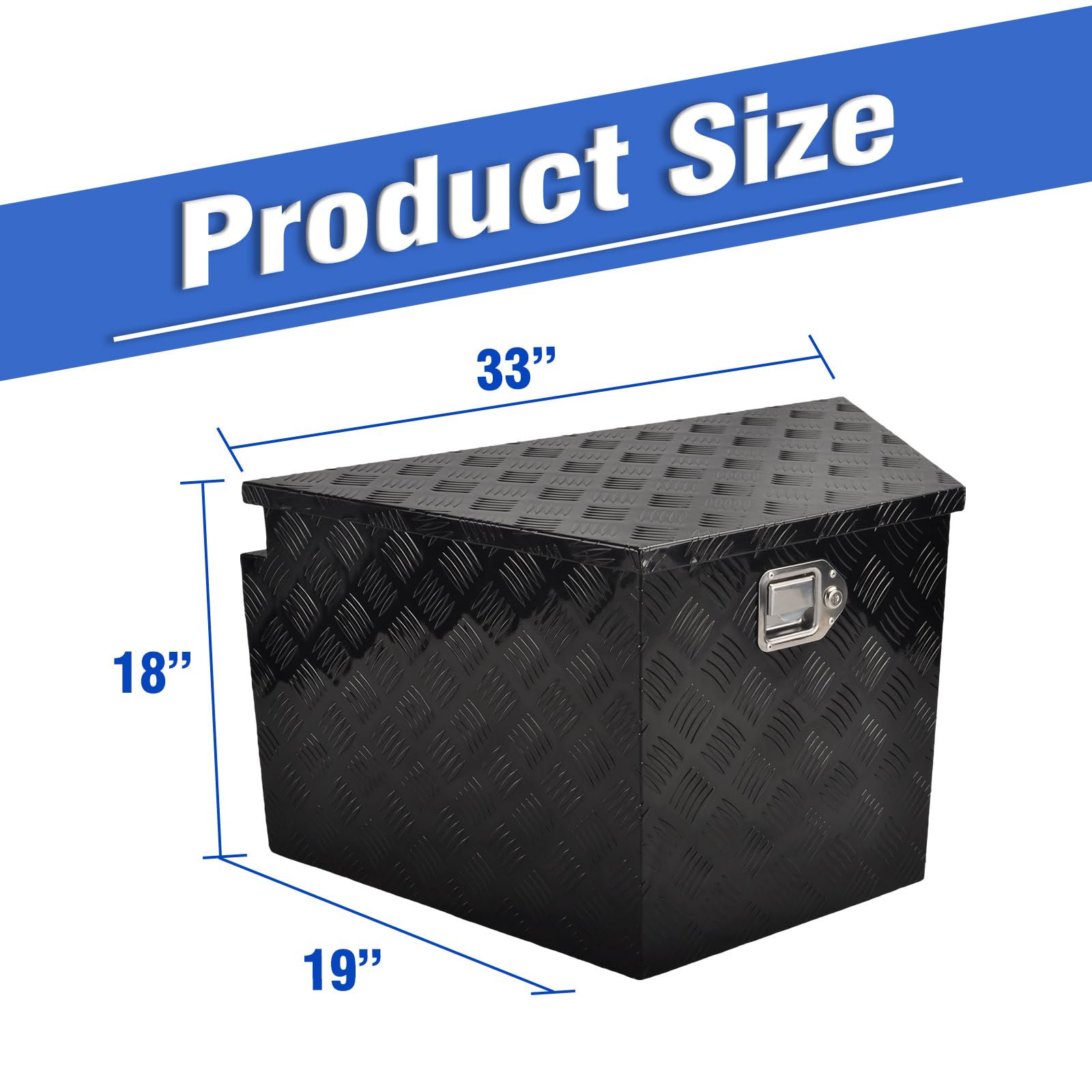 Snapklik.com : SSN 33 In Black Aluminum Tool Box Wide Utility Trailer ...