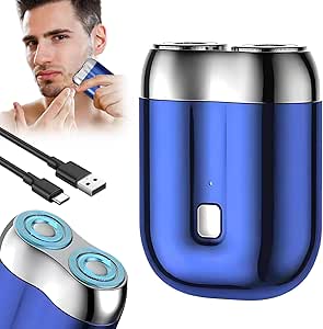 Mini Shavers for Men Portable Electric Shaver, USB Rechargeable ...