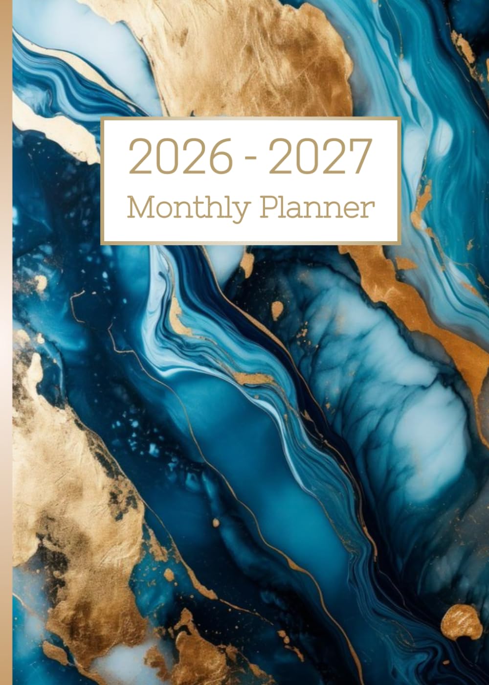 2026-2027 Monthly Planner 5x7: 2 Years Calendar Small For Women Men ...