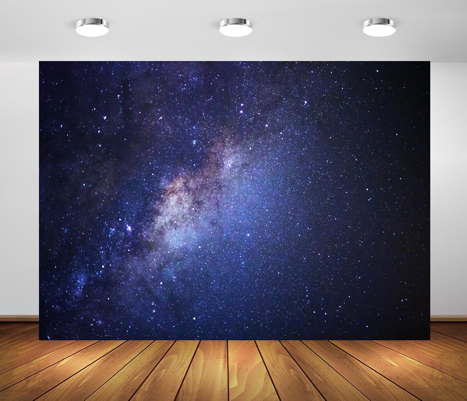 BELECO 15x8ft Fabric Outer Space Galaxy Backdrop Starry Sky Stars ...