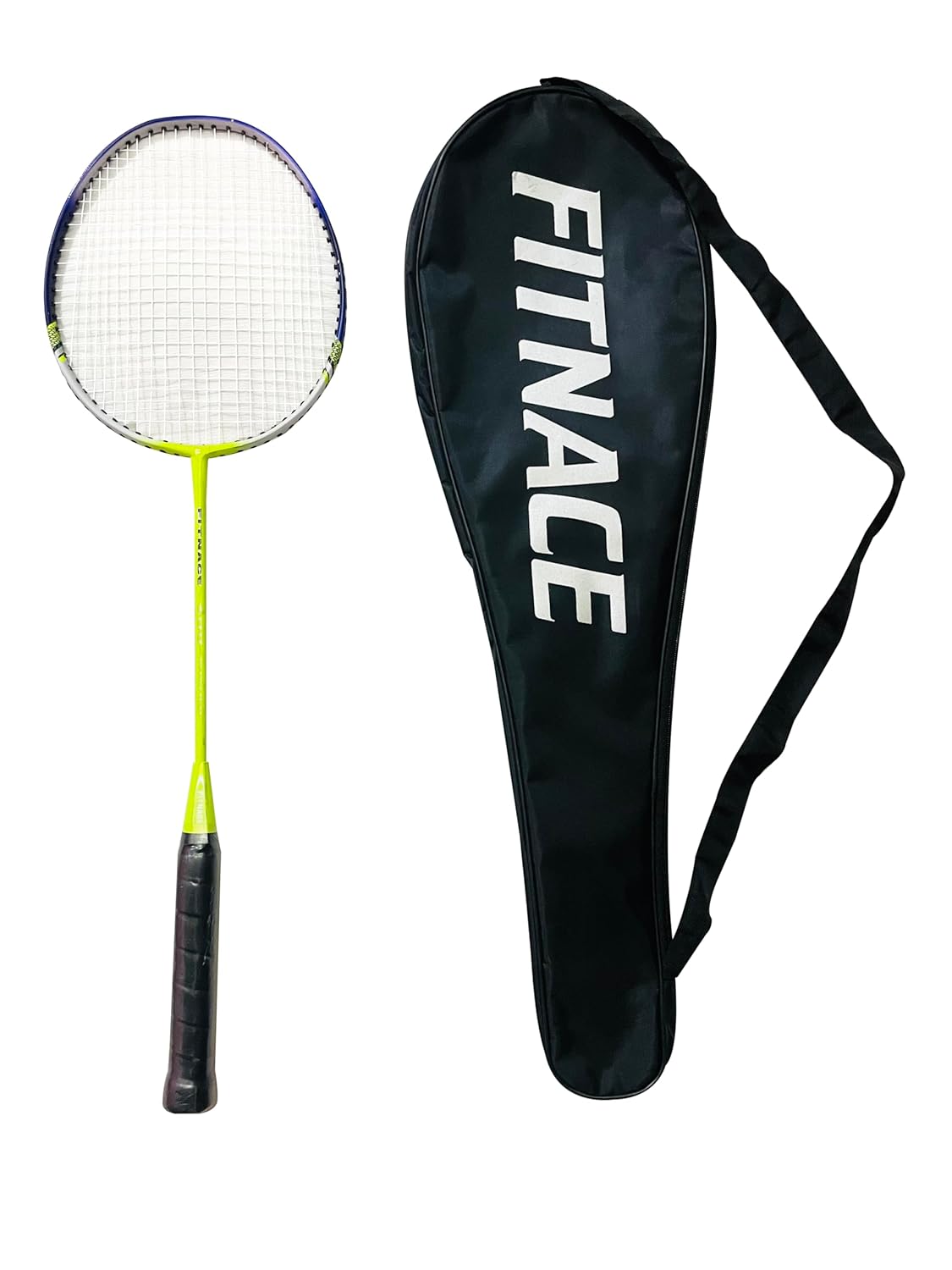 Buy FITNACE Badminton Racket Steel JOINTLESS Youth Light Weight Shuttle ...