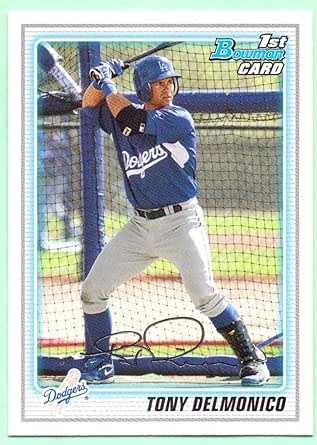 Amazon.com: Tony Delmonico 2010 Bowman Prospects Rookie #BP50 - Los ...
