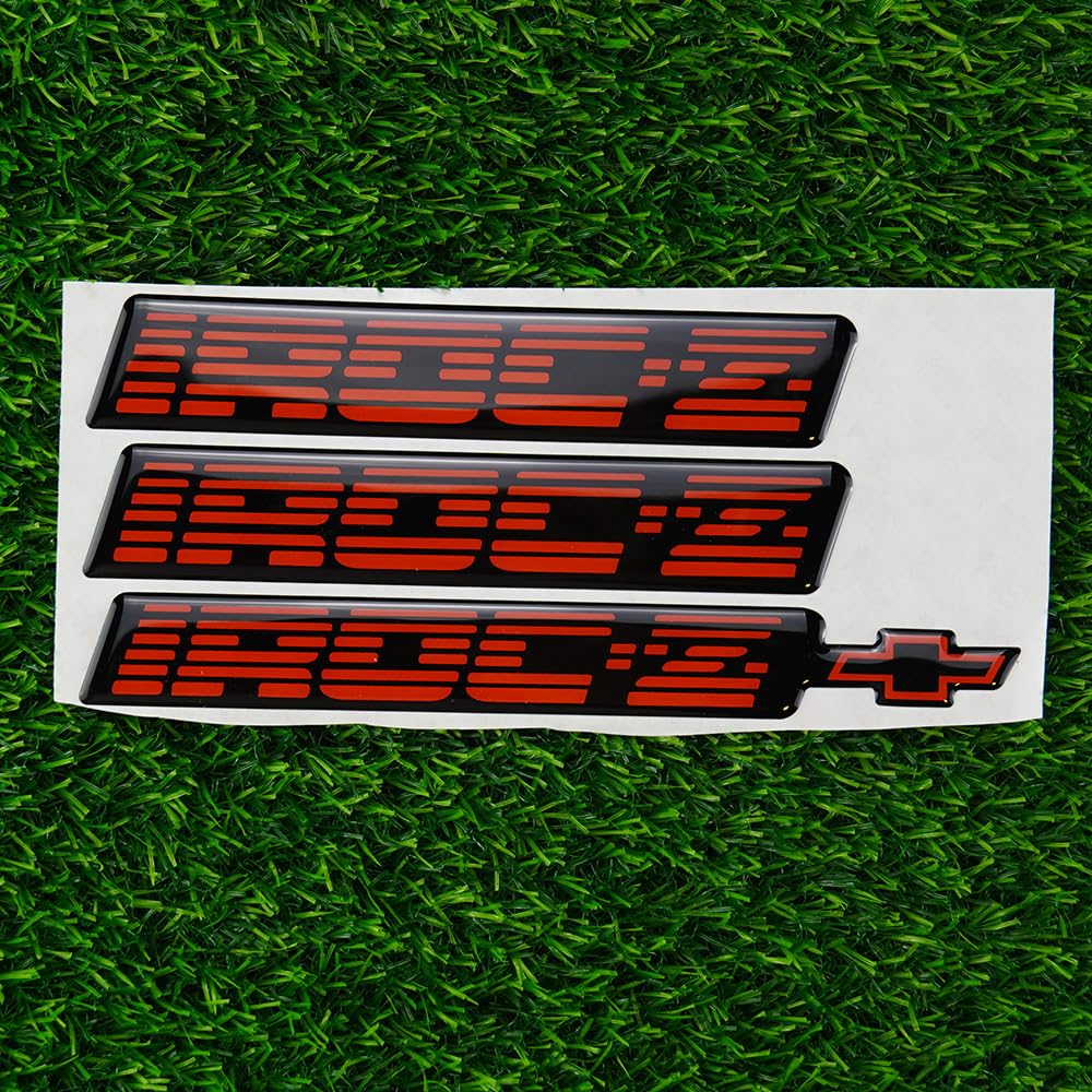 Amazon.com: Set of 3 IROC-Z Camaro Rocker Panel & Rear Bumper Emblem 3D ...