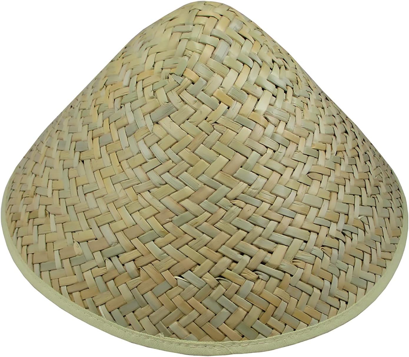 Nicky Bigs Novelties Adult Oriental Bamboo Straw Hat - Asian Japanese ...