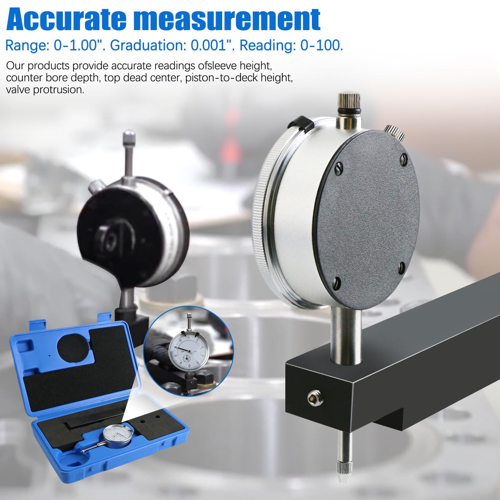 Height Gauge Winsgor 6434 Sleeve Height And Counter Bore Gauge For All ...