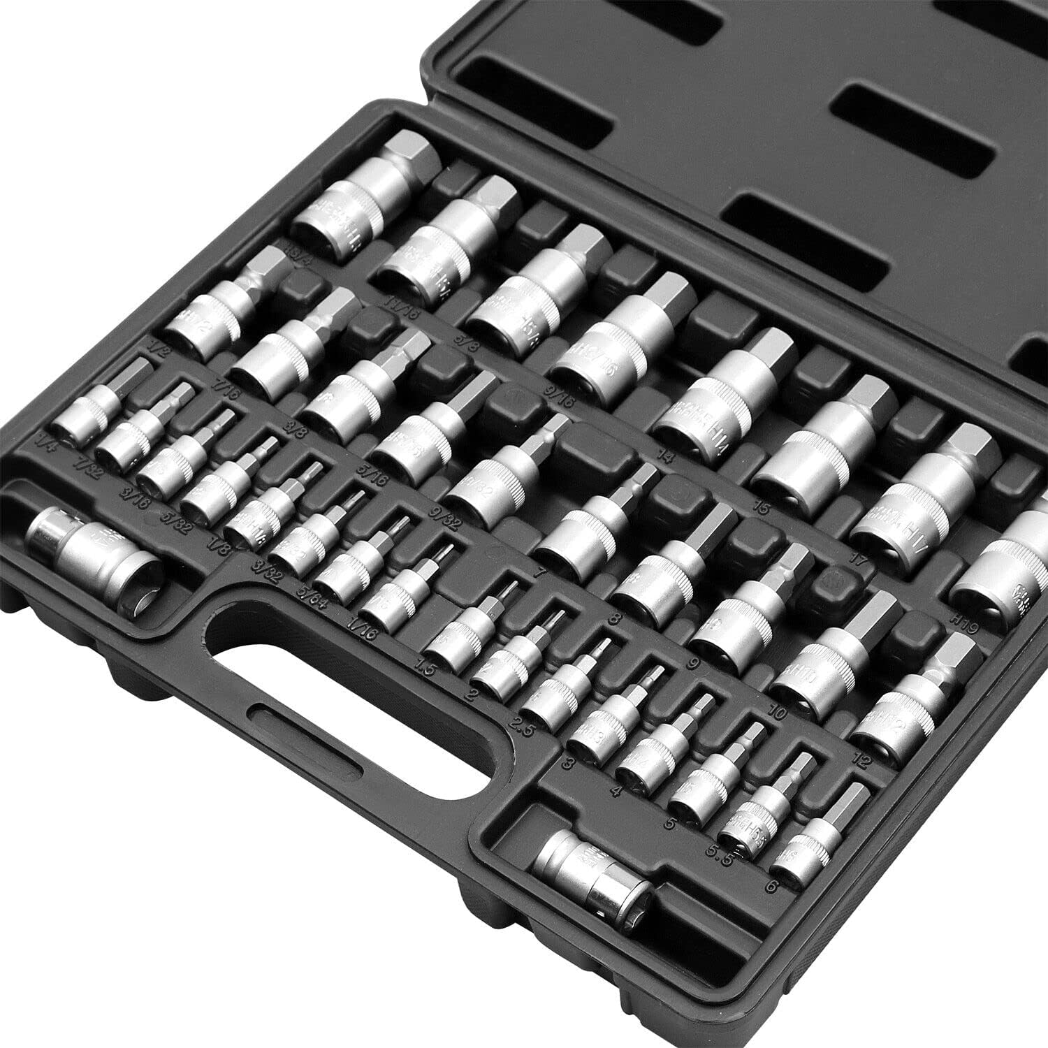 LEXIVON Torx Bit Socket Set, Premium S2 Alloy Steel | 13-Piece Star T8 ...
