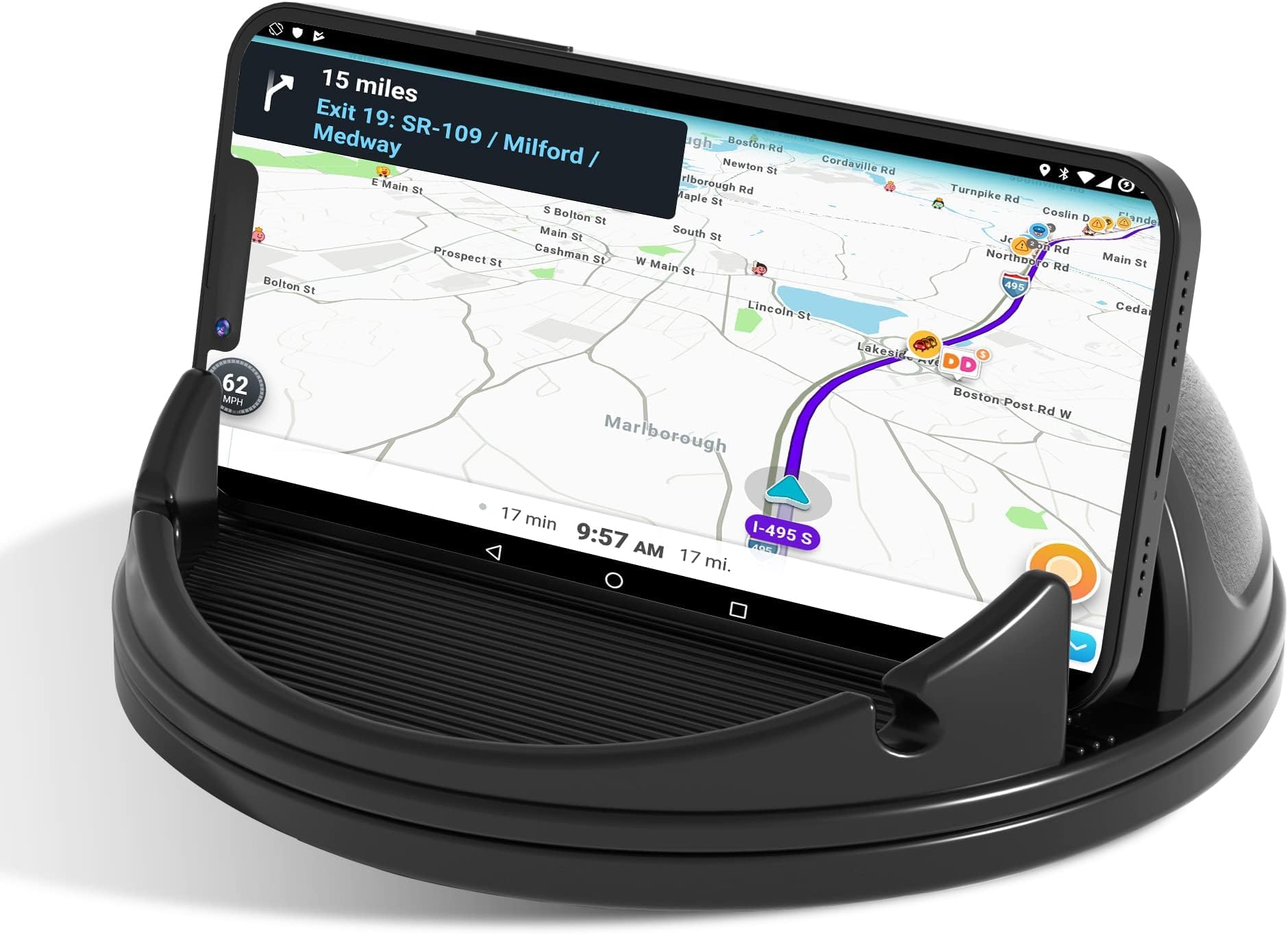 Amazon.com: JOYROOM Phone Mount for Car, [Adjustable Spring Design ...